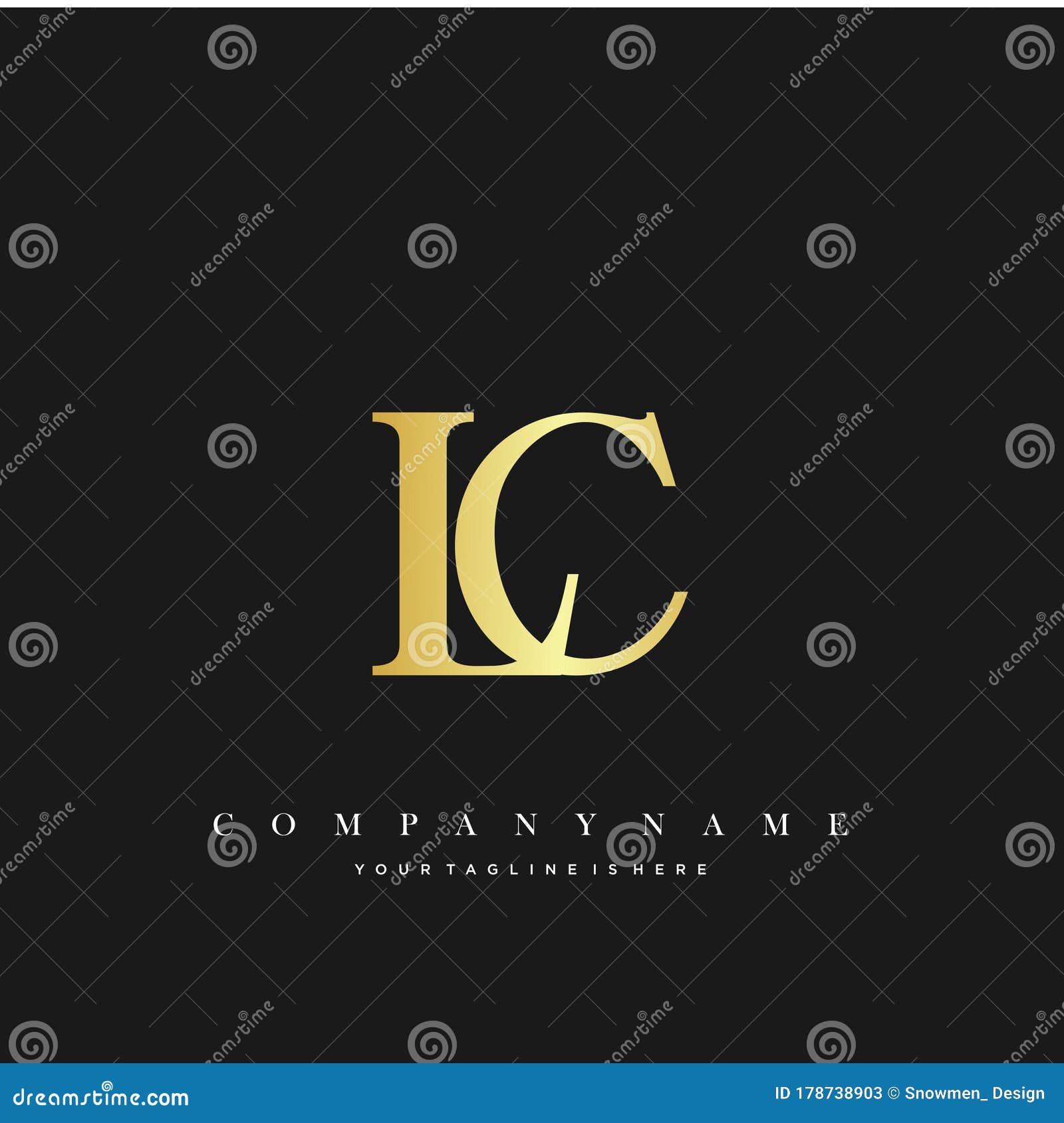 Initial Letter LC Logo Template Design Stock Vector - Illustration of ...