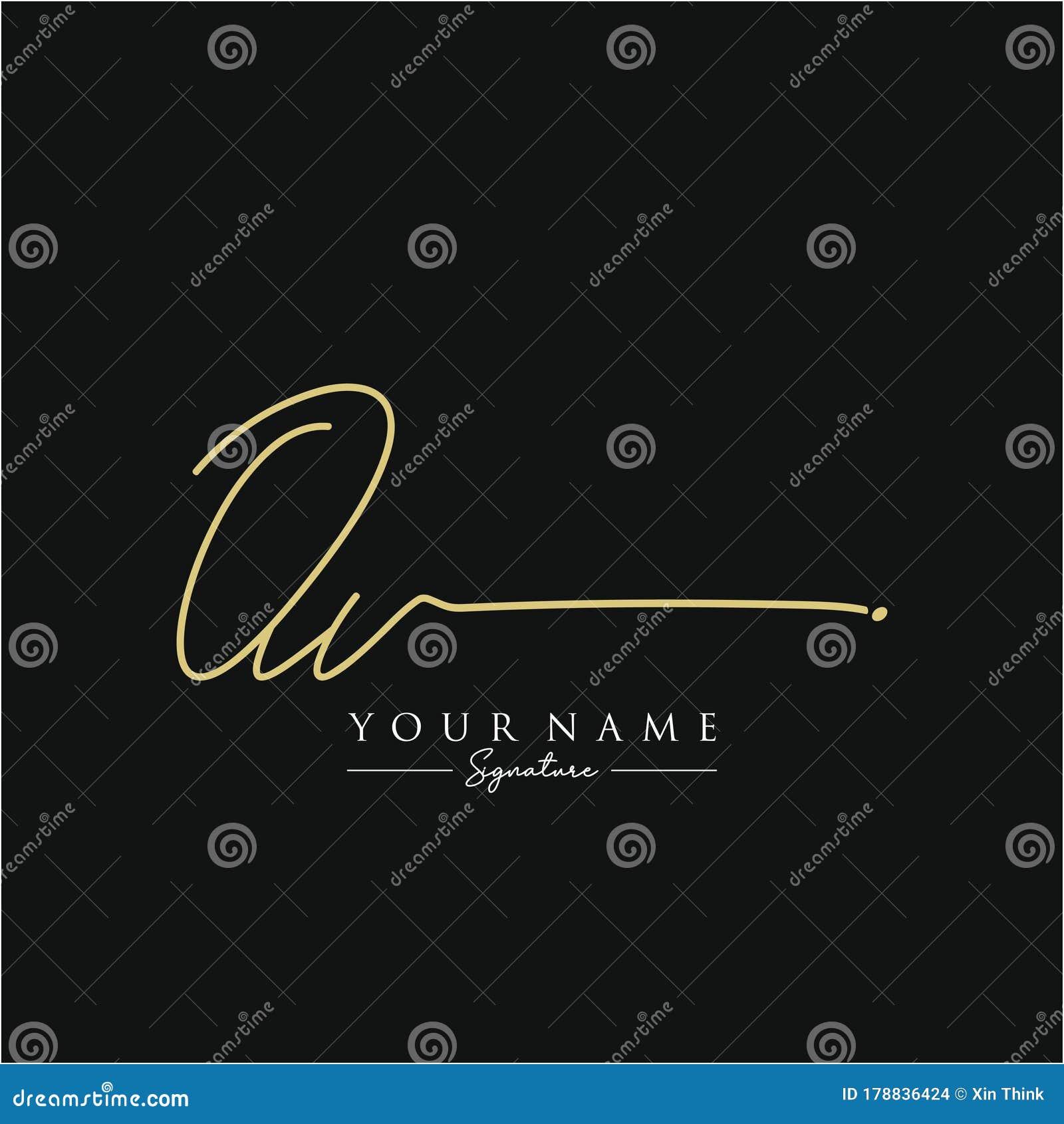 Letter OV Signature Logo Template Vector Stock Vector - Illustration of ...