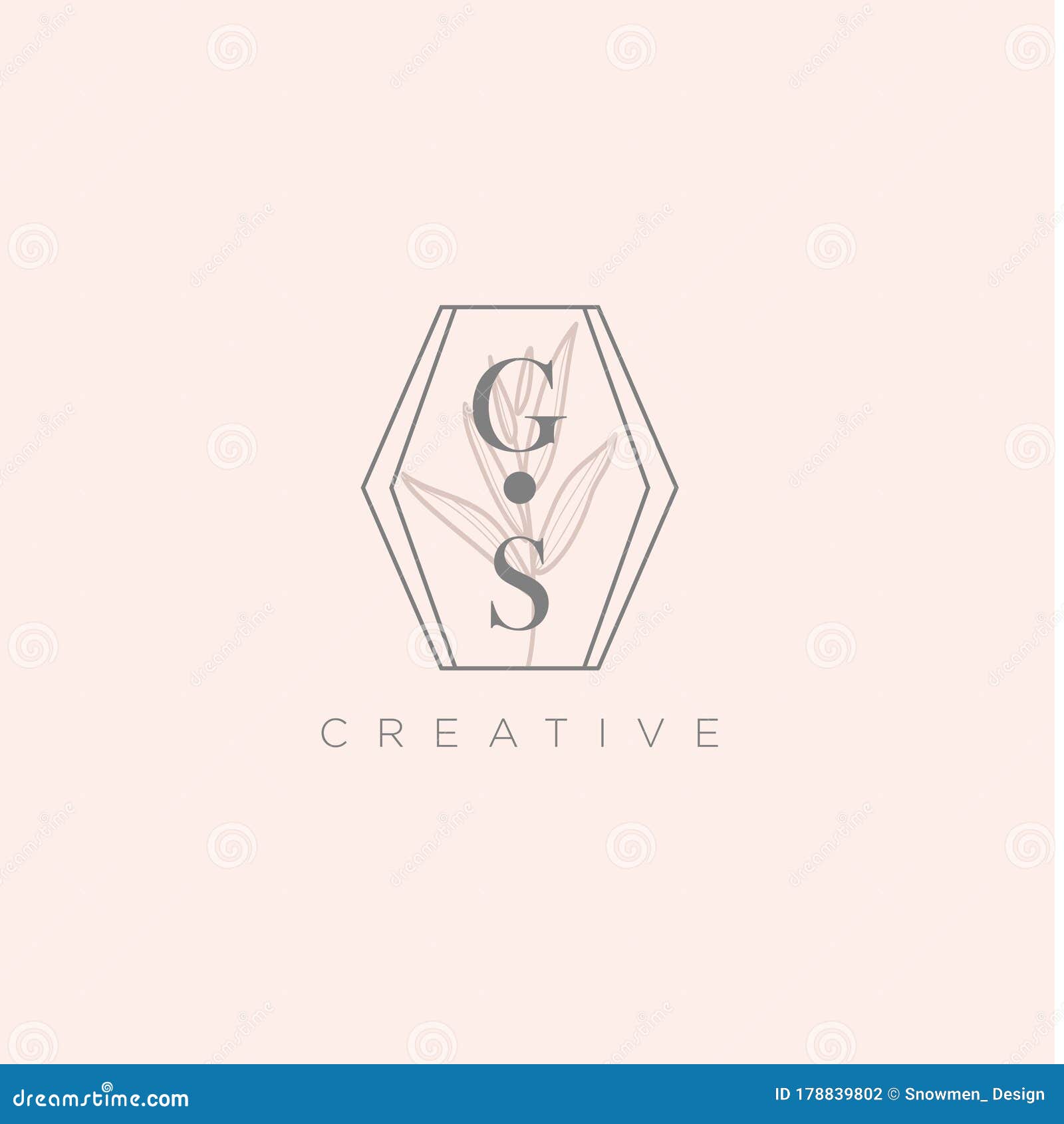 GS Beauty Vector Initial Logo, Wedding, Fashion, Jewerly, Boutique ...