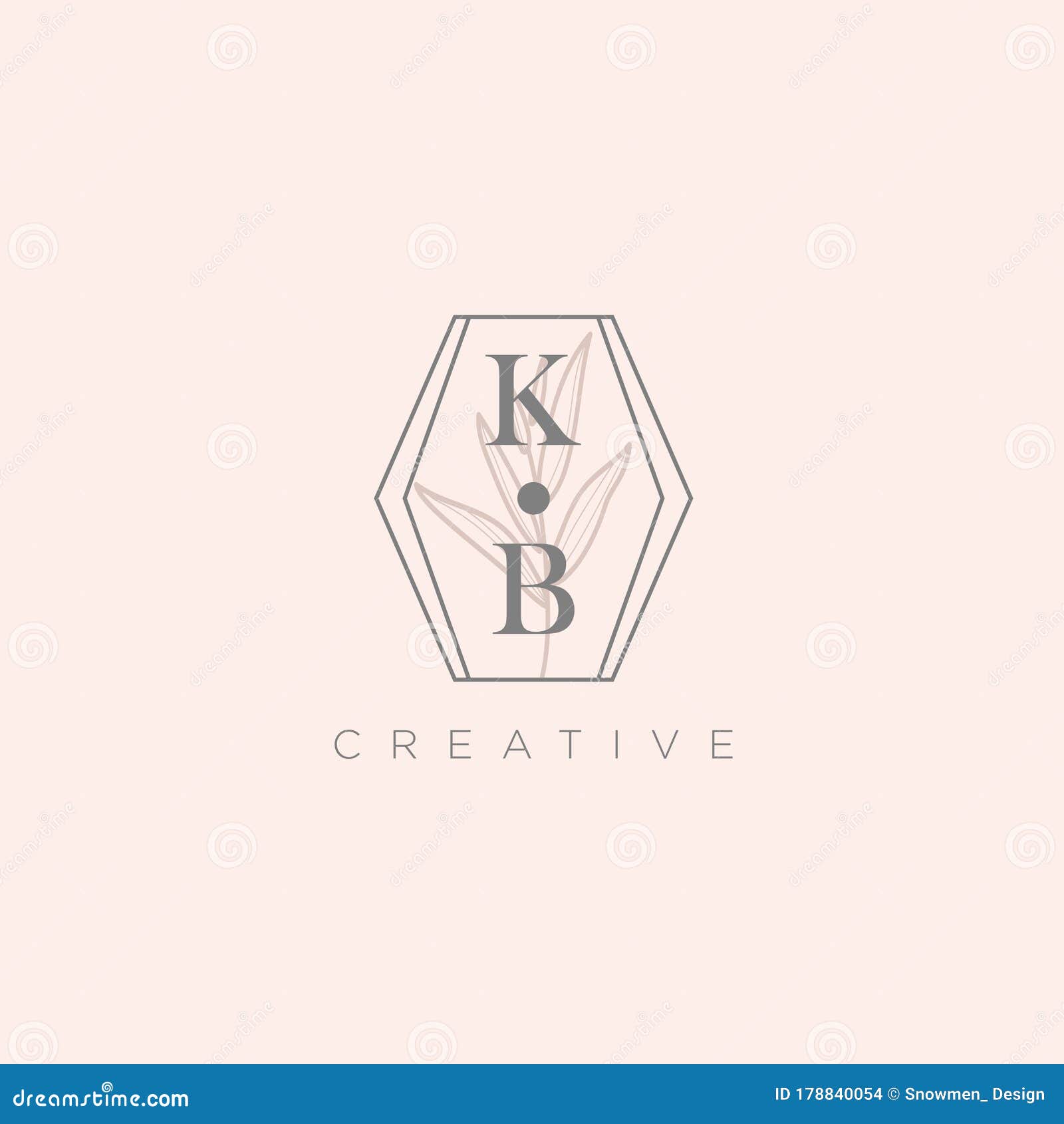 KB Beauty Vector Initial Logo, Wedding, Fashion, Jewerly, Boutique ...