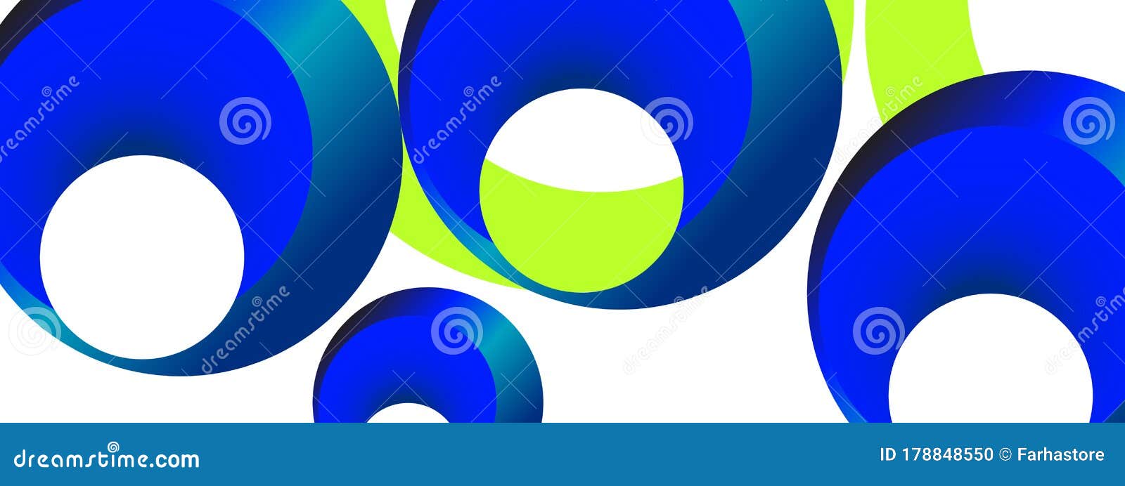 Abstract Colorful Background Design. Blue Round Shape Background Stock ...