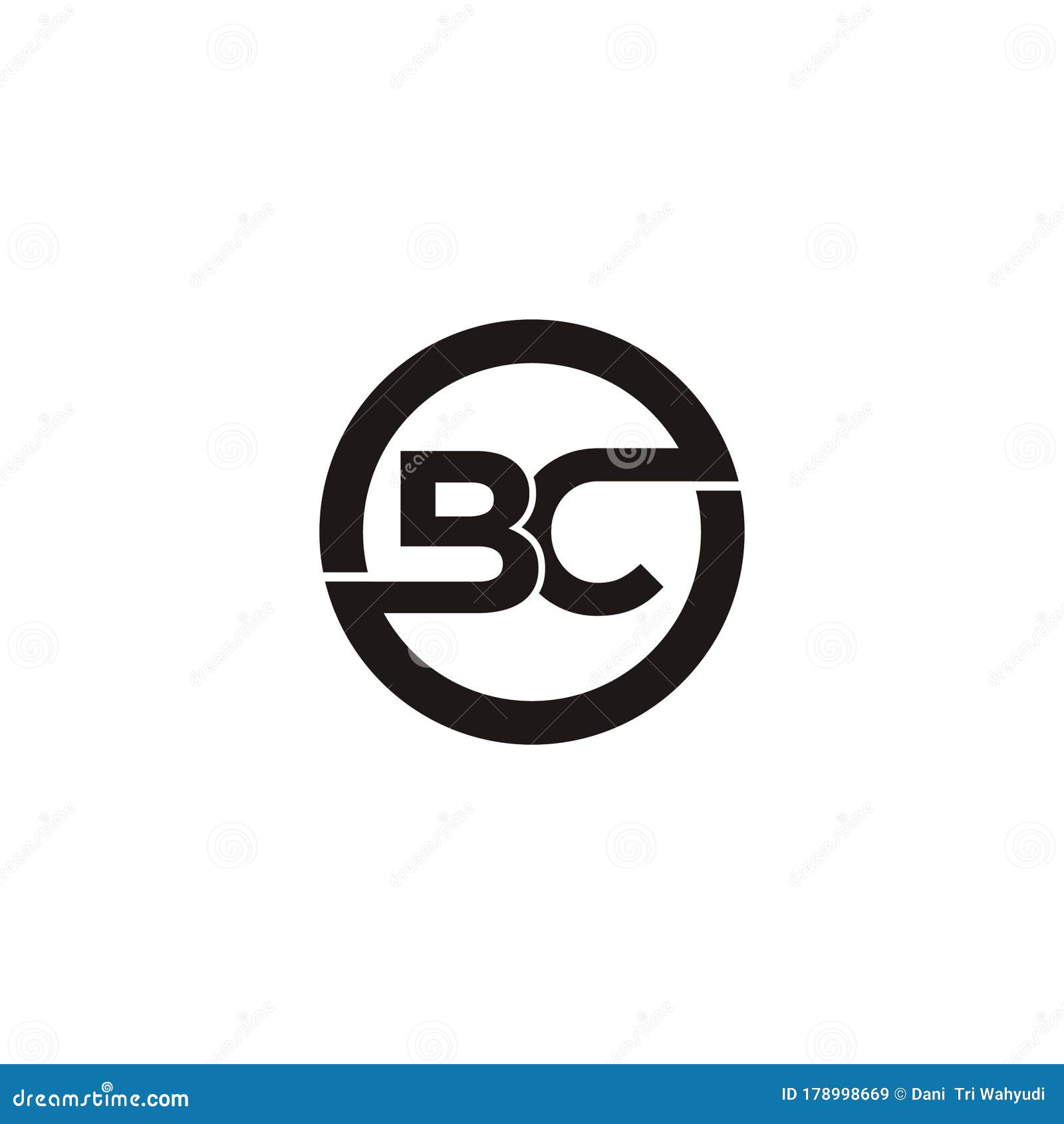 BC Letter Logo Icon Design Template Elements Stock Vector ...