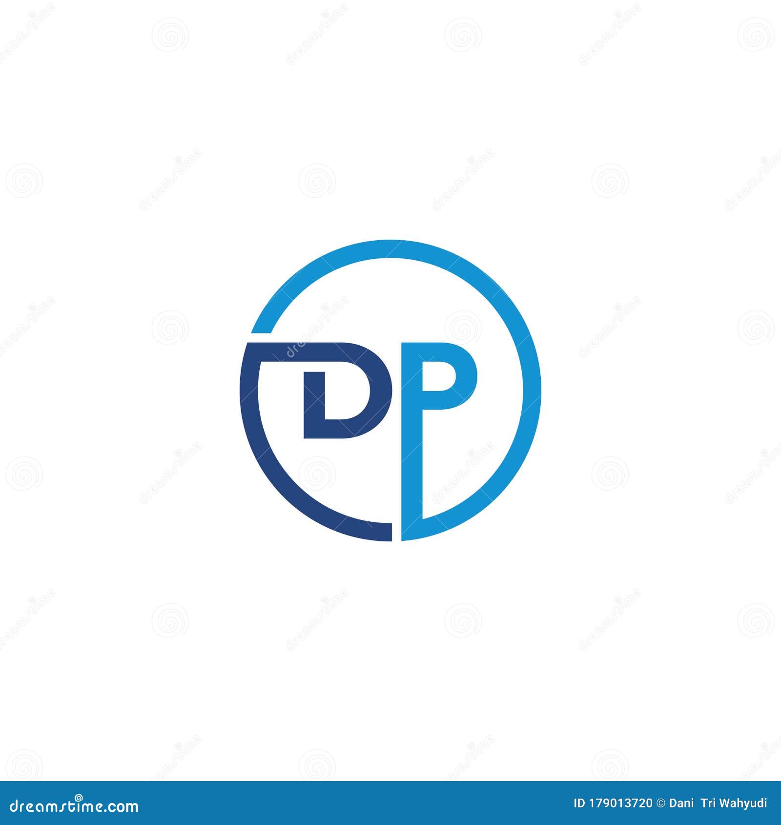 DP Letter Logo Icon Design Template Elements Stock Vector ...