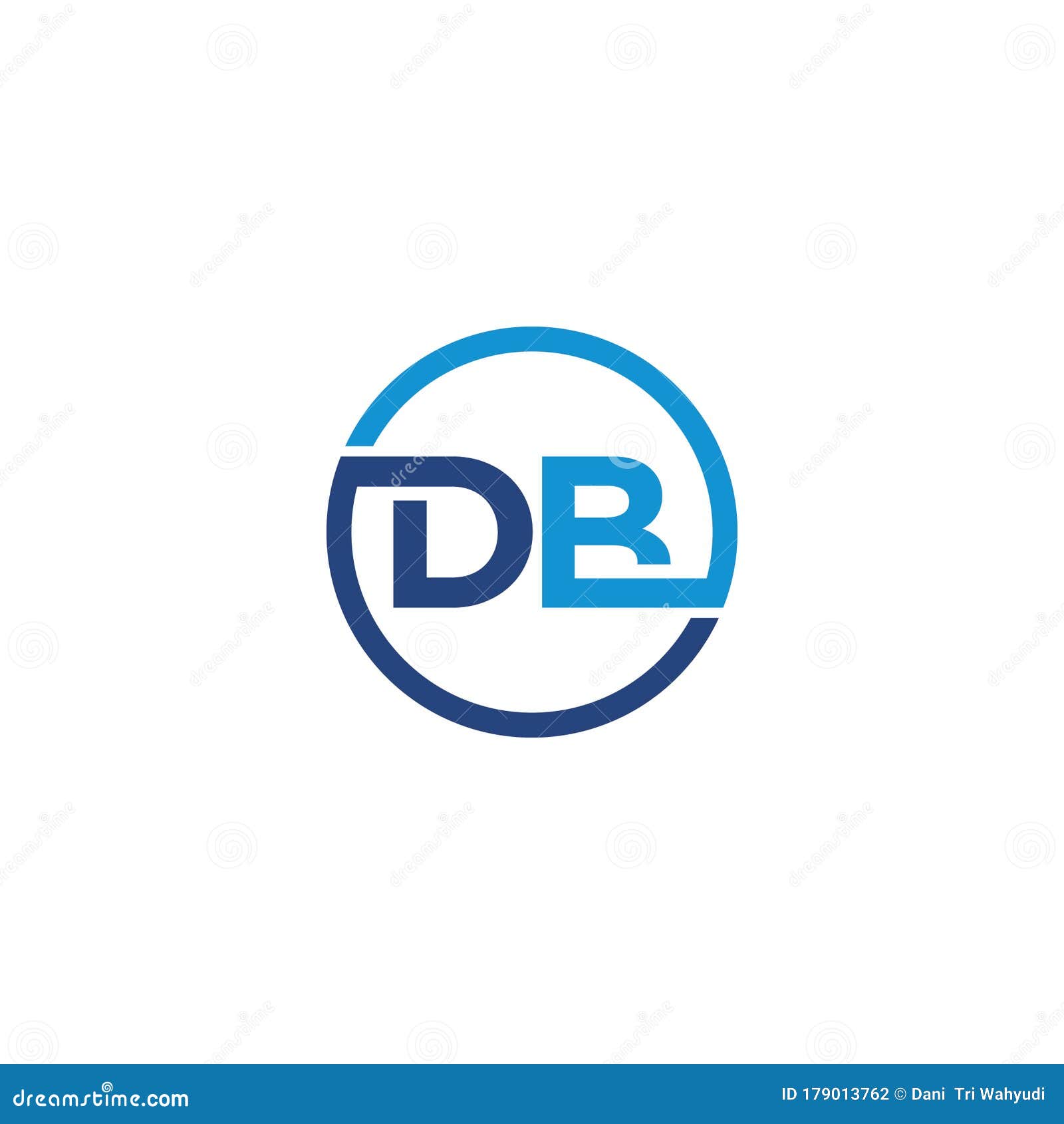 DB Letter Logo Icon Design Template Elements Stock Vector ...