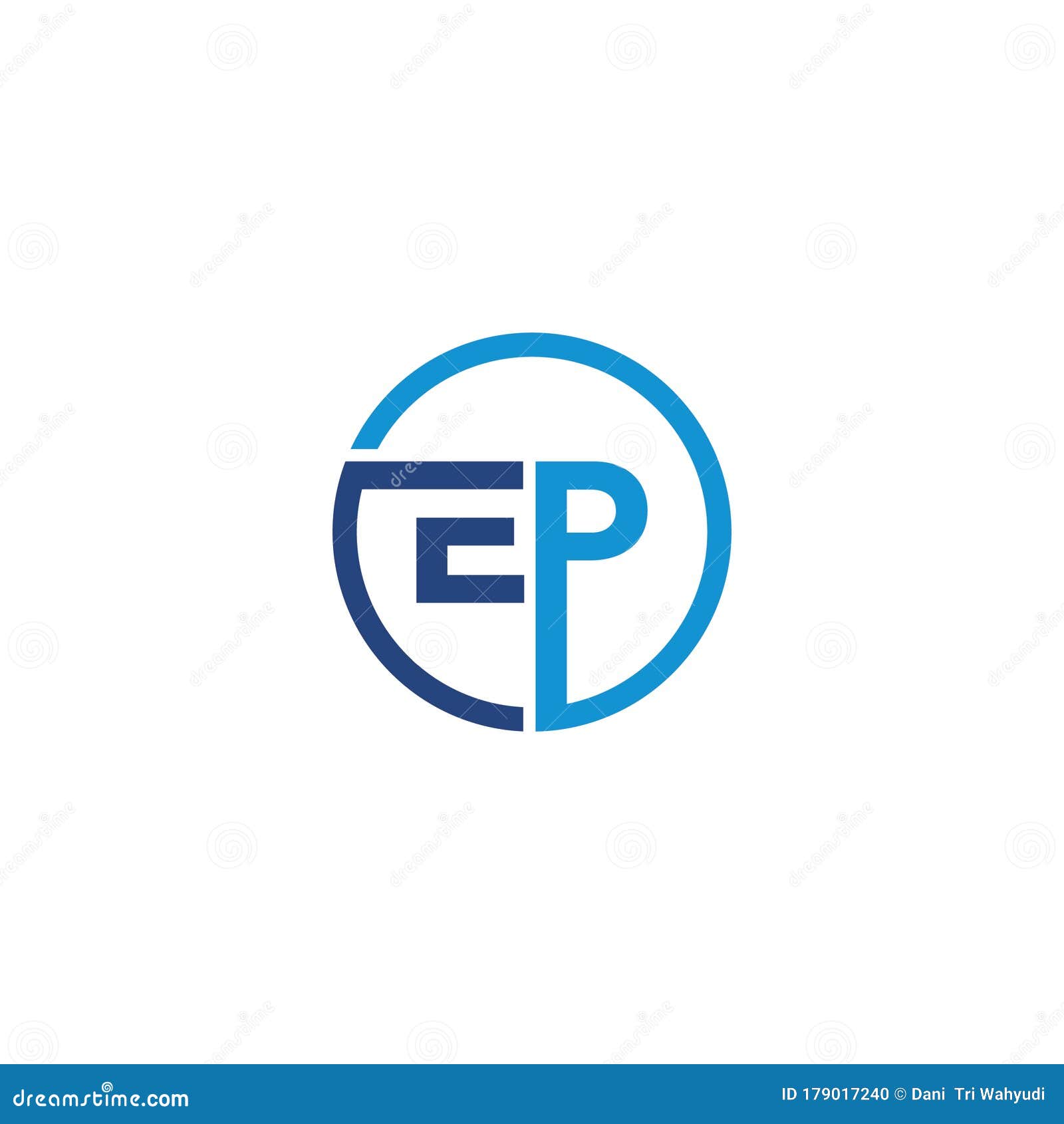 EP Letter Logo Icon Design Template Elements Stock Vector ...