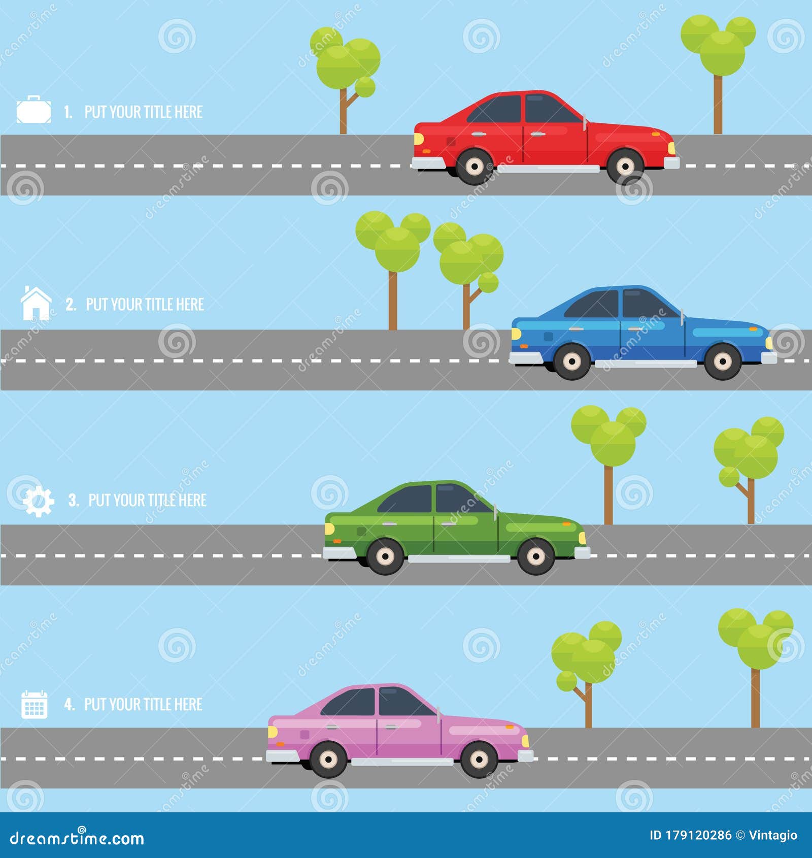 Infographic car stock vector. Illustration of green - 179120286