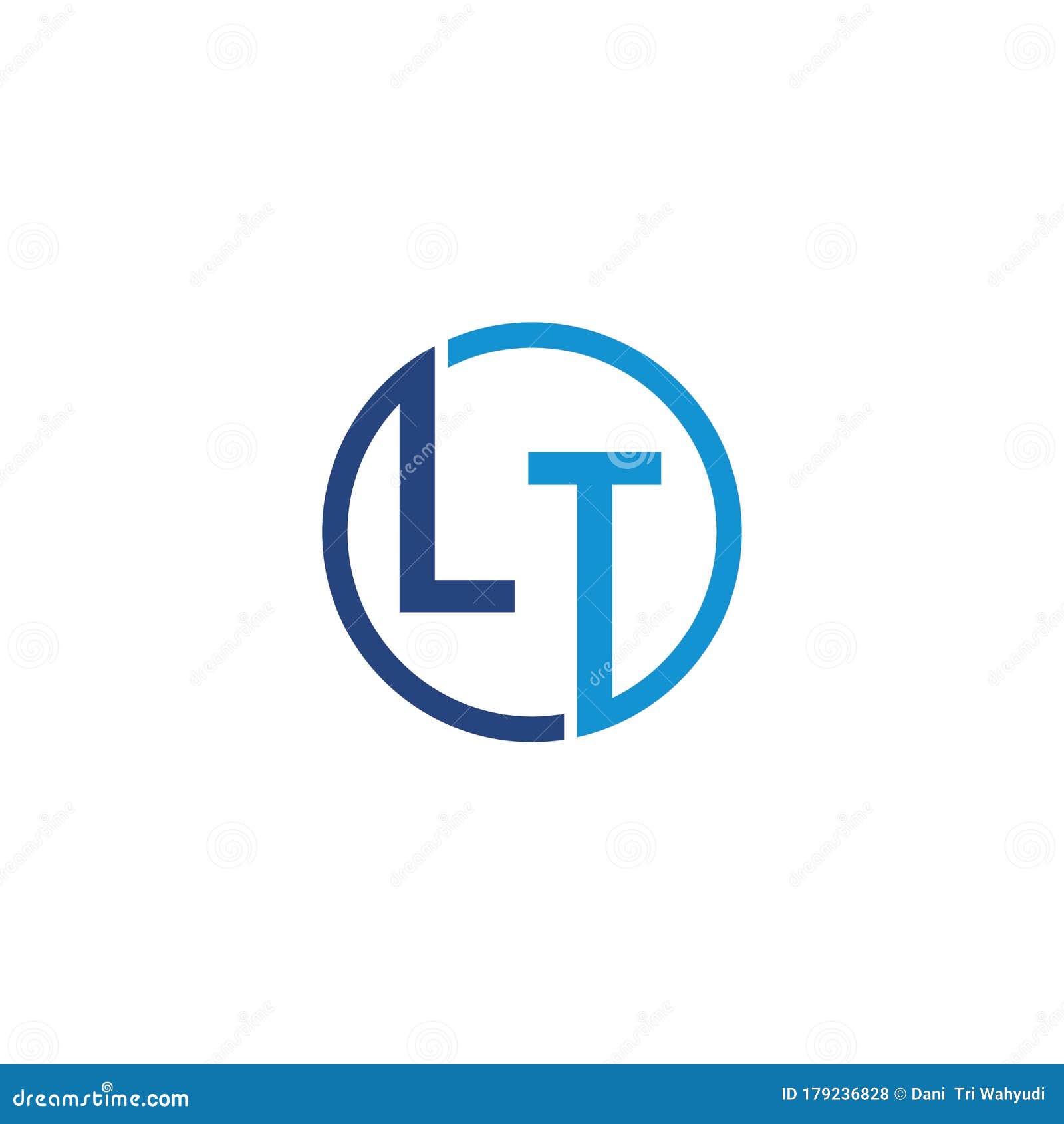 LT Letter Logo Icon Design Template Elements Stock Vector ...
