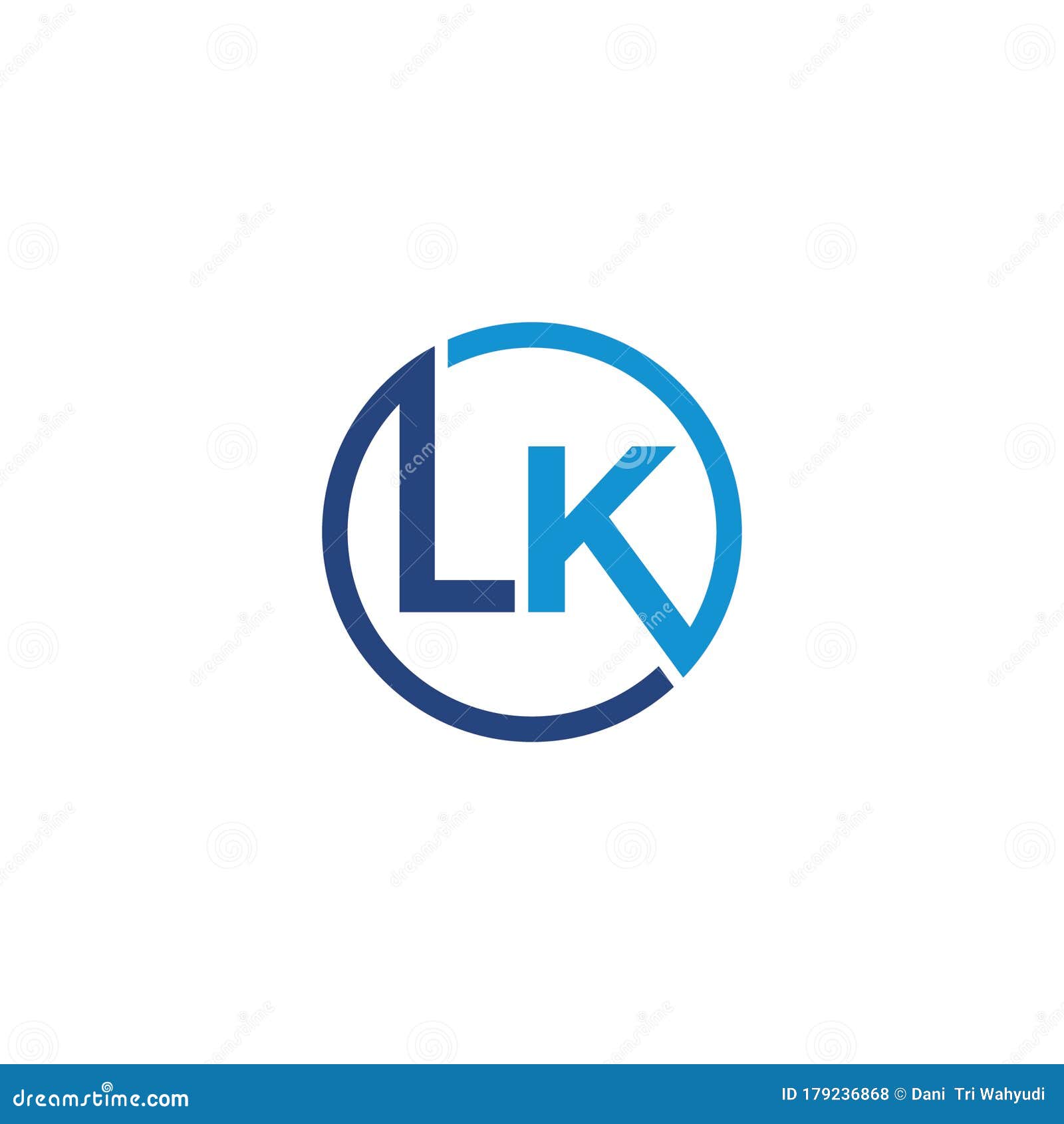 LK Letter Logo Icon Design Template Elements Stock Vector ...