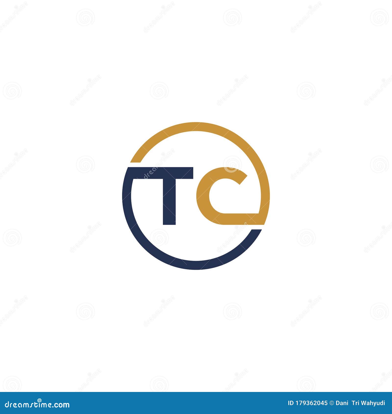 TC Letter Logo Icon Design Template Elements Stock Vector ...