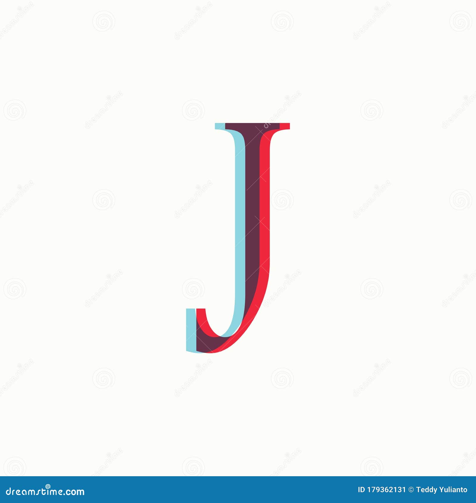 Unique Initial Letter J Logo Stock Vector - Illustration of isolated ...