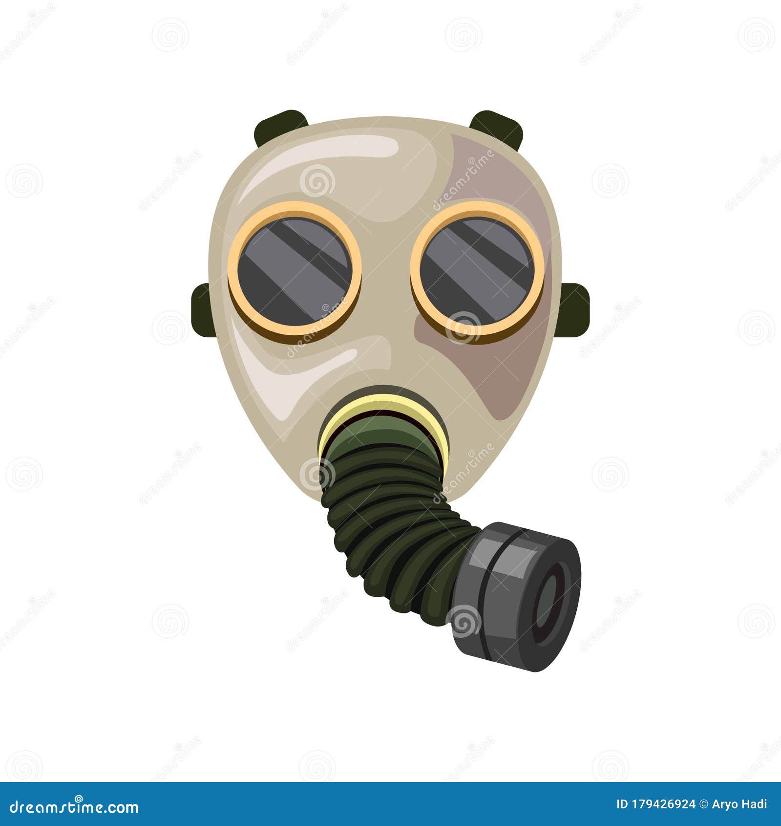 Vintage WW1 Army Officer In Uniform Vector Illustration. General ...