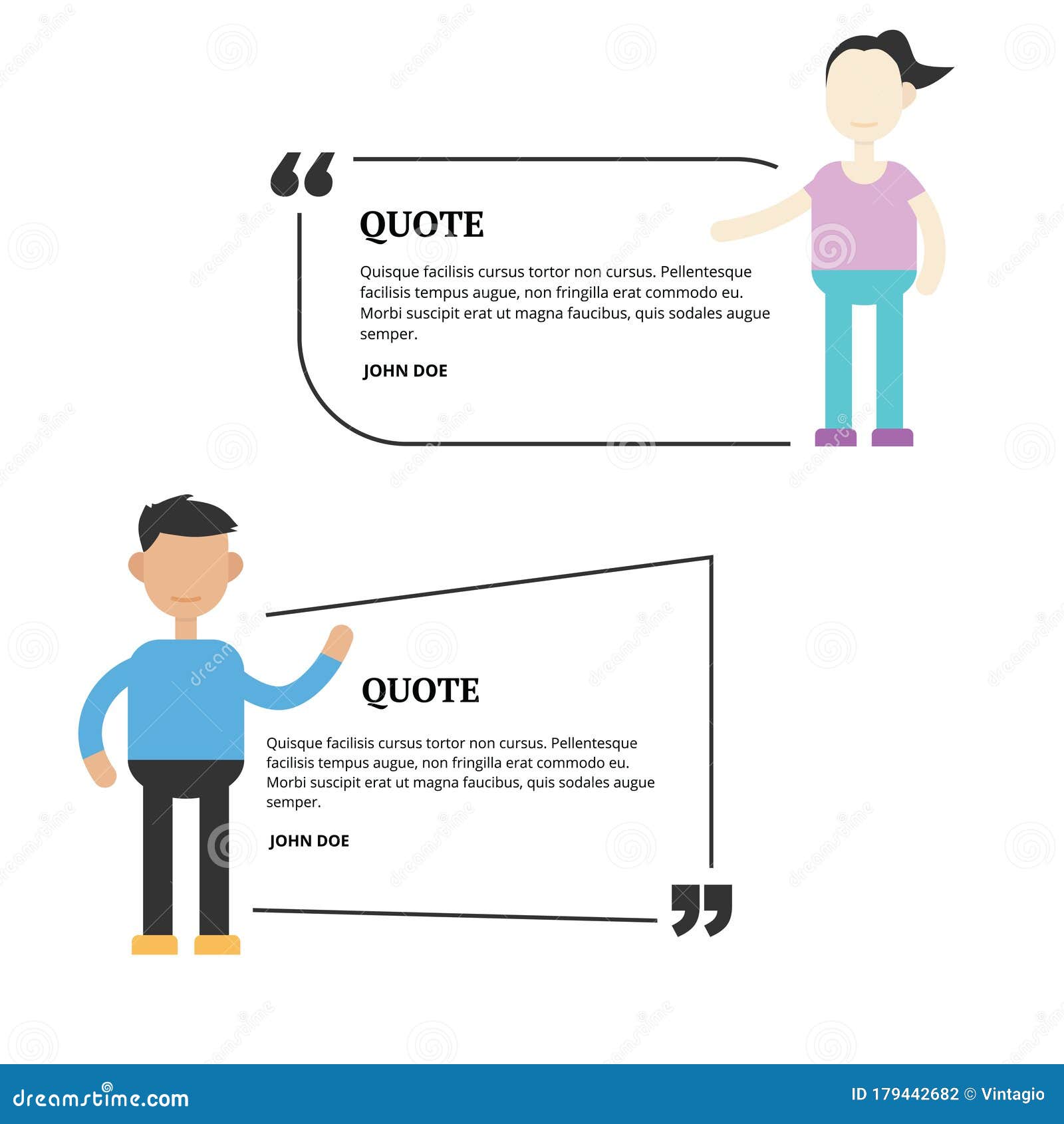 People with quote stock vector. Illustration of activity - 179442682