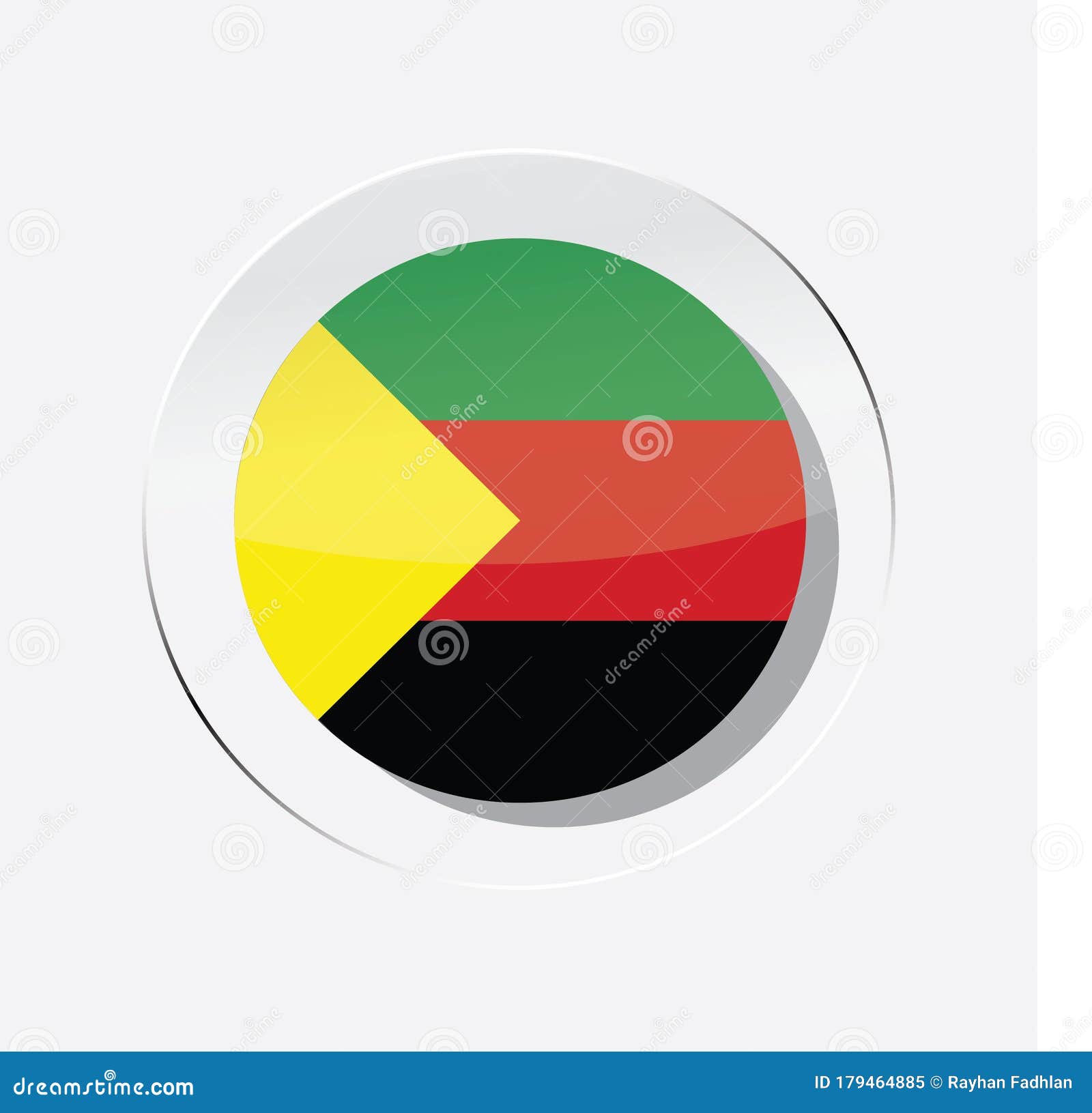 Azawad MNLA Flag On Concrete Wall Banner Stock Illustration ...