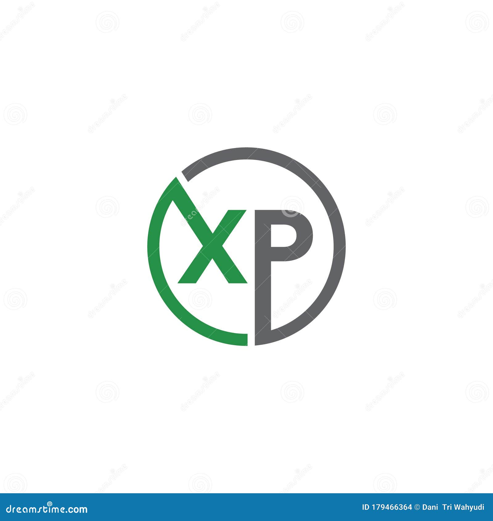 XP Letter Logo Icon Design Template Elements Stock Vector ...