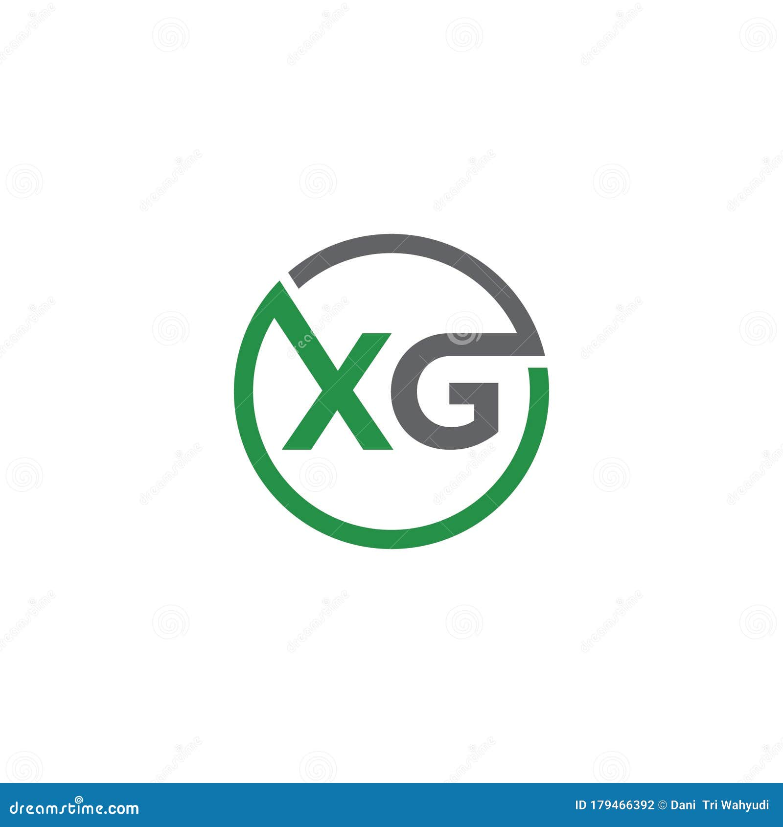 XG Letter Logo Icon Design Template Elements Stock Vector ...