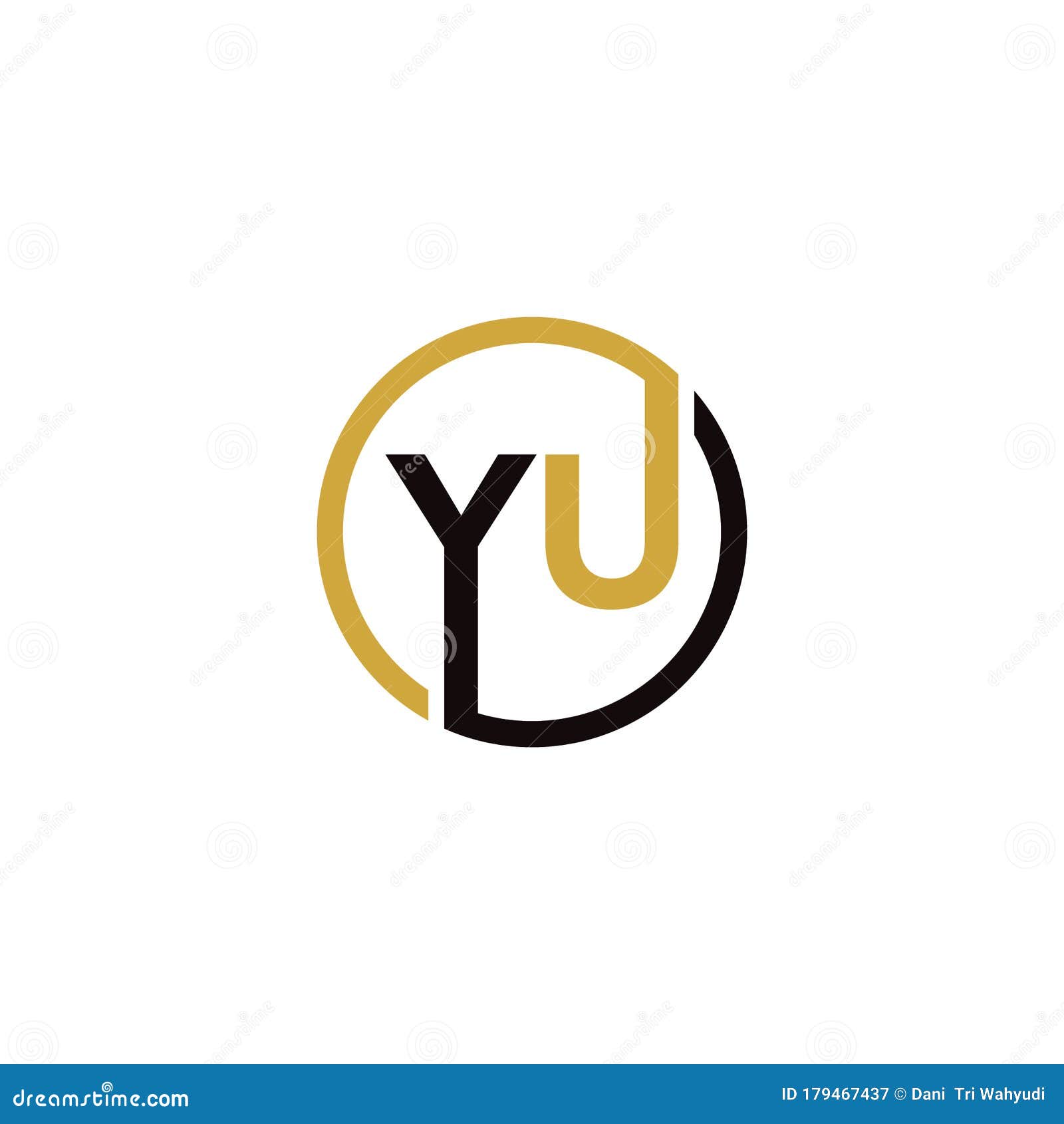 YU Letter Logo Icon Design Template Elements Stock Vector ...