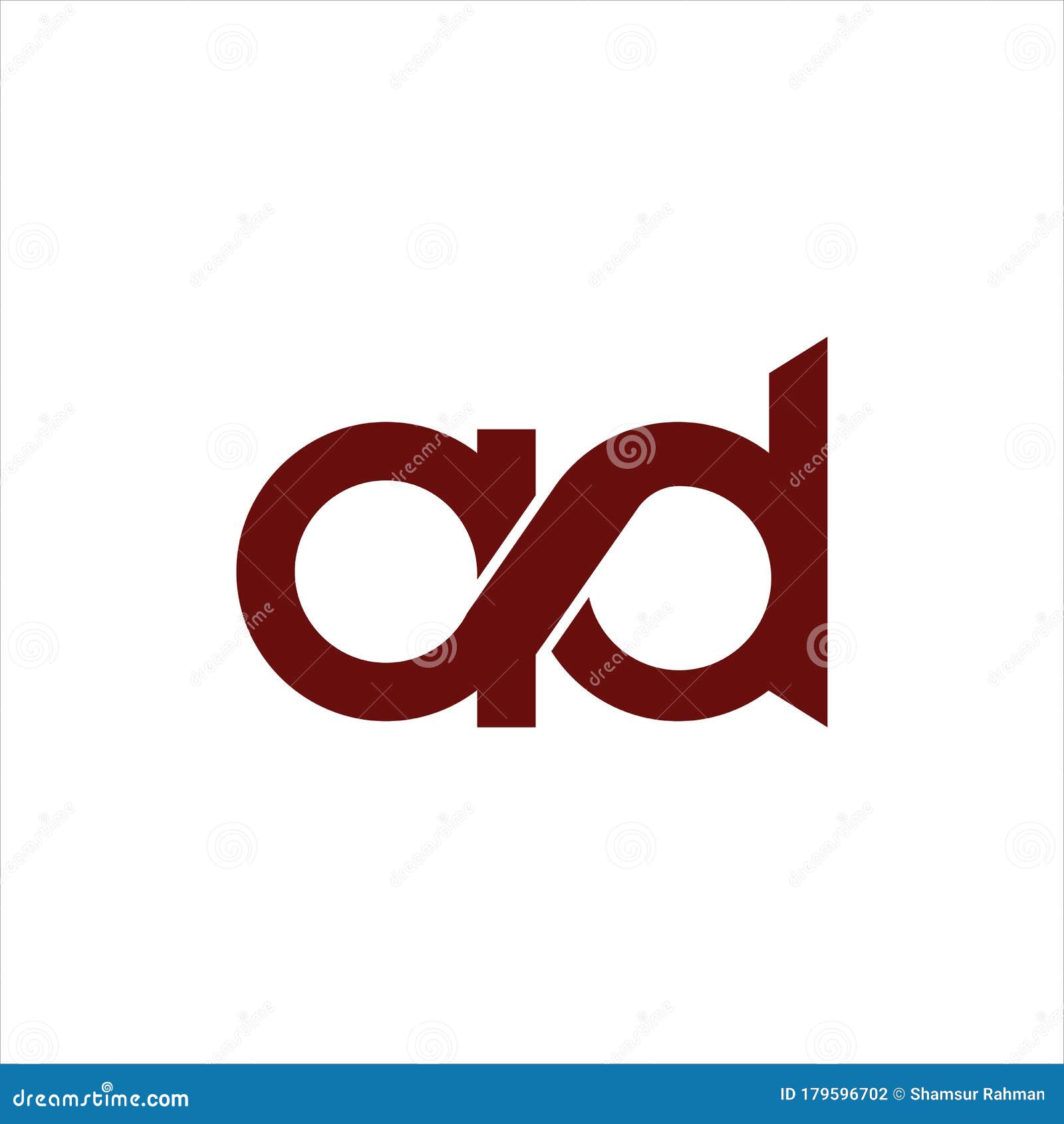 Initial Letter Ad or Da Logo Vector Design Template Editorial ...