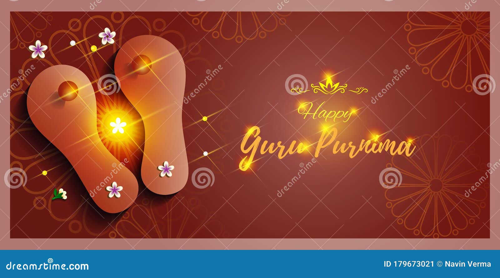 Guru Purnima Calligraphy Hand Lettering Isolated On White. Buddhist ...