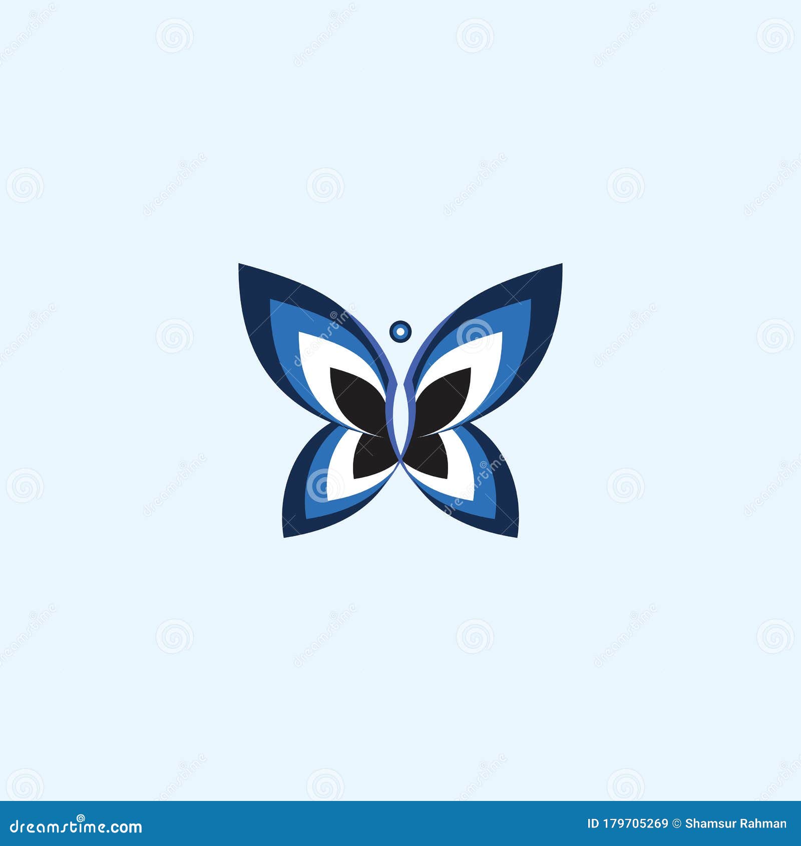 Butterfly Logo Vector Design Template Stock Vector - Illustration of ...
