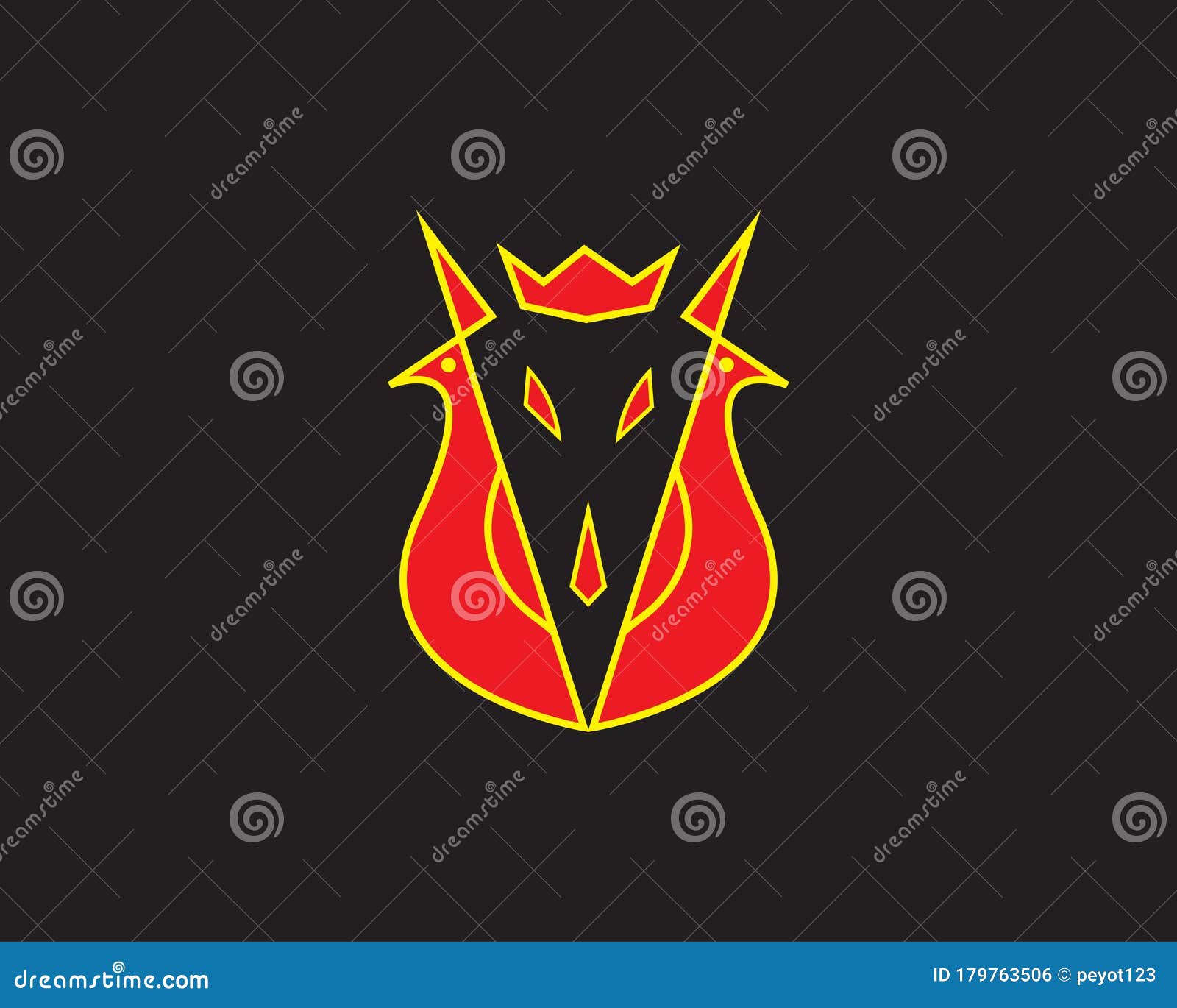King Taurus stock vector. Illustration of black, side - 179763506