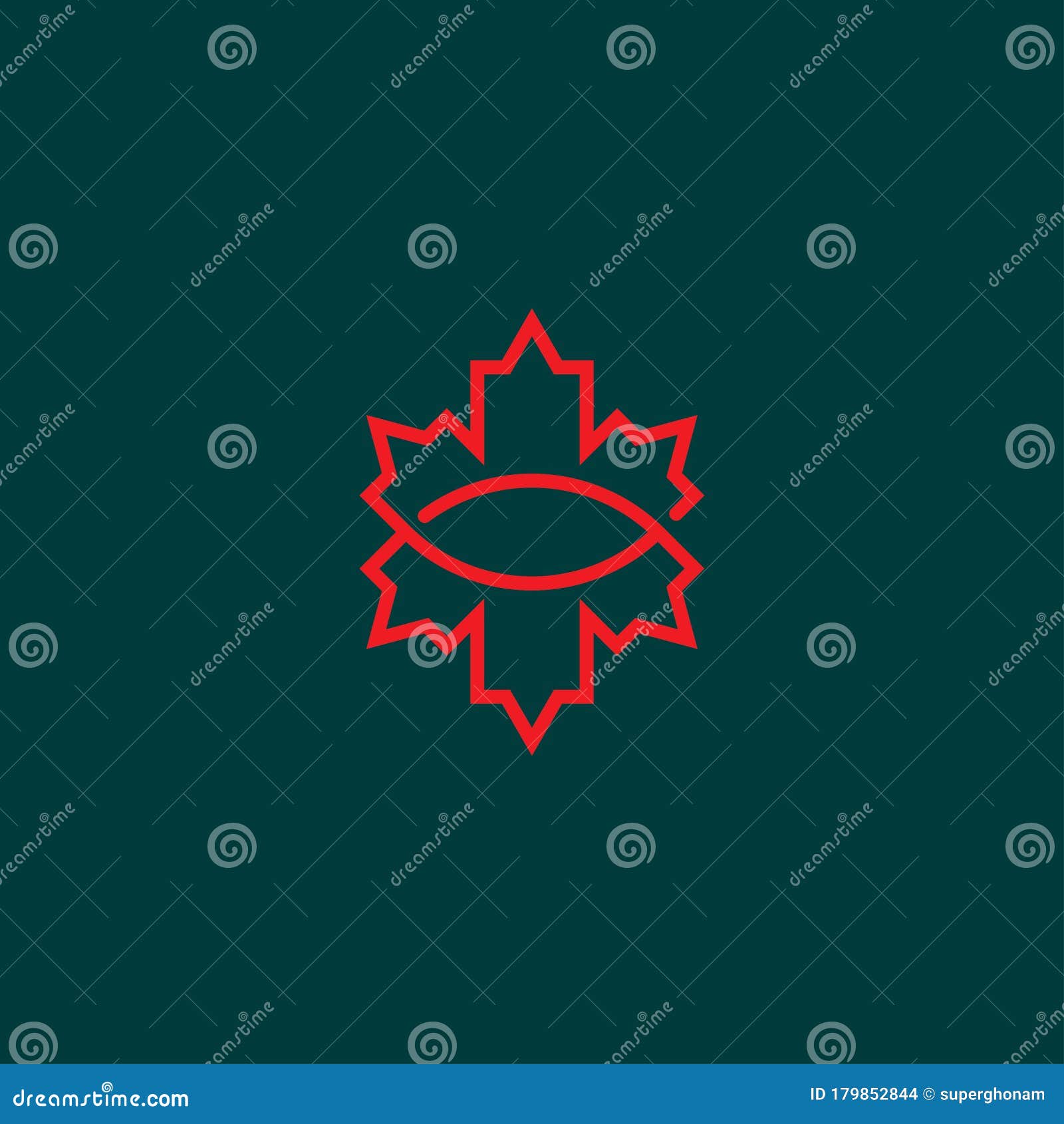 Maple Leaf Symbol Logo Design Template Stock Vector - Illustration of ...