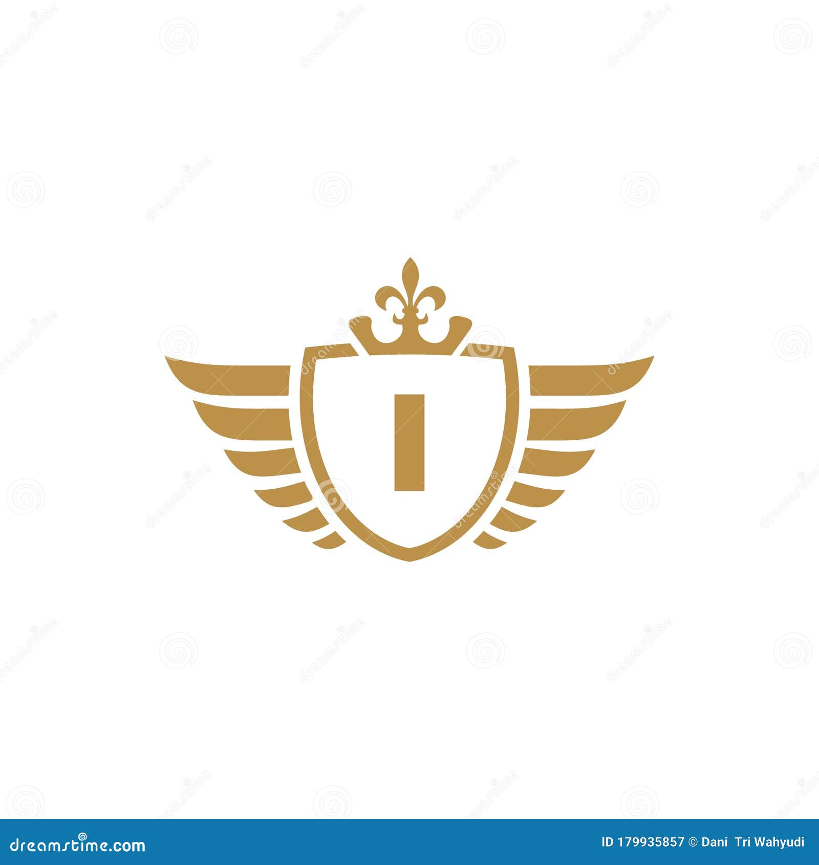 I Letter Logo Icon Design Template Elements Stock Vector - Illustration ...