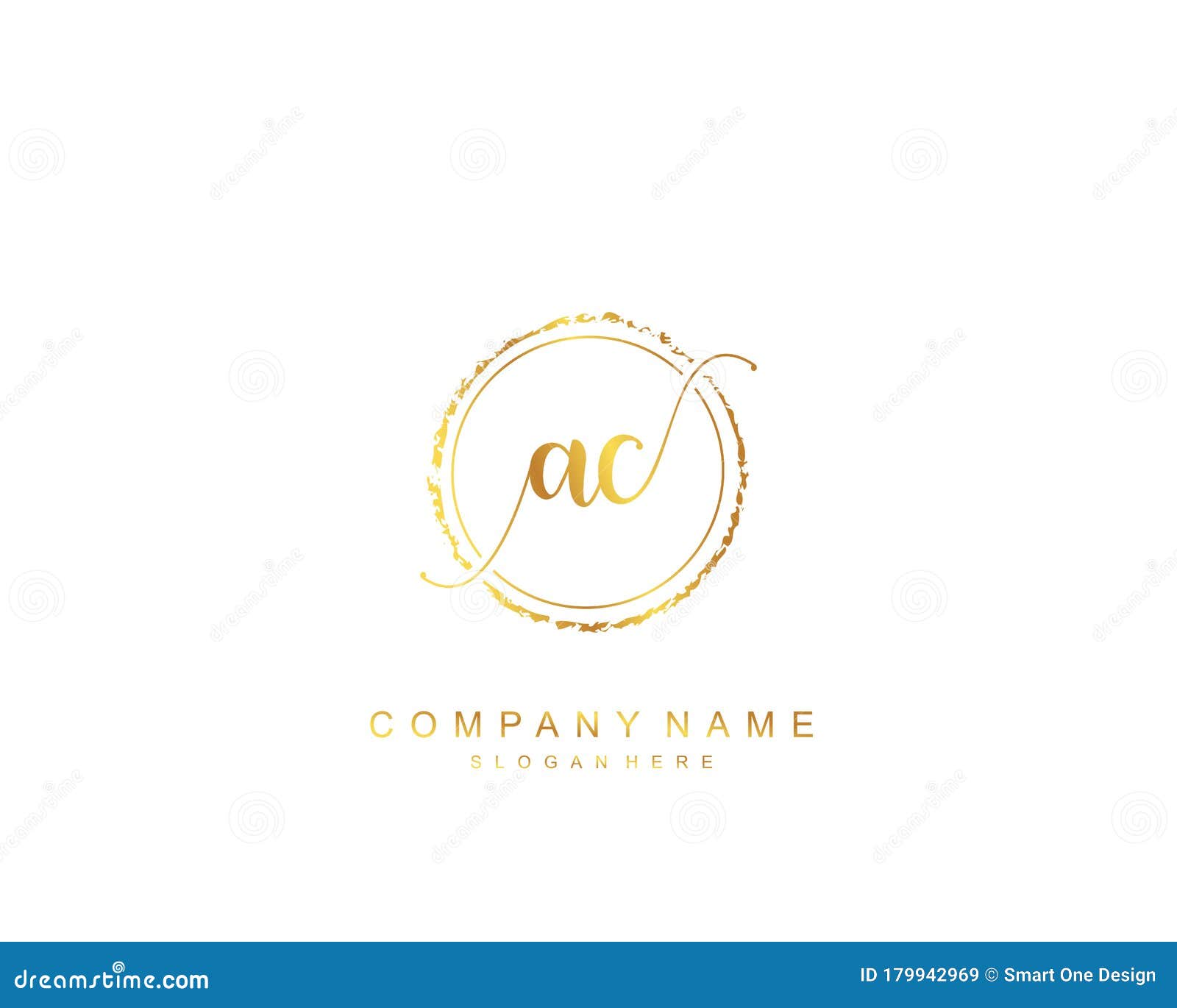 Initial AC Signature Logo Template Vector Stock Vector - Illustration ...