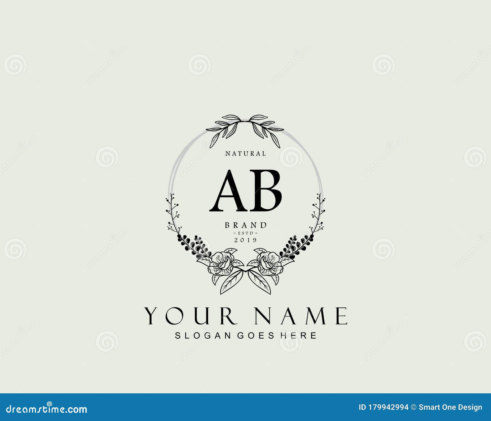 Initial AB Signature Logo Template Vector Stock Vector - Illustration ...