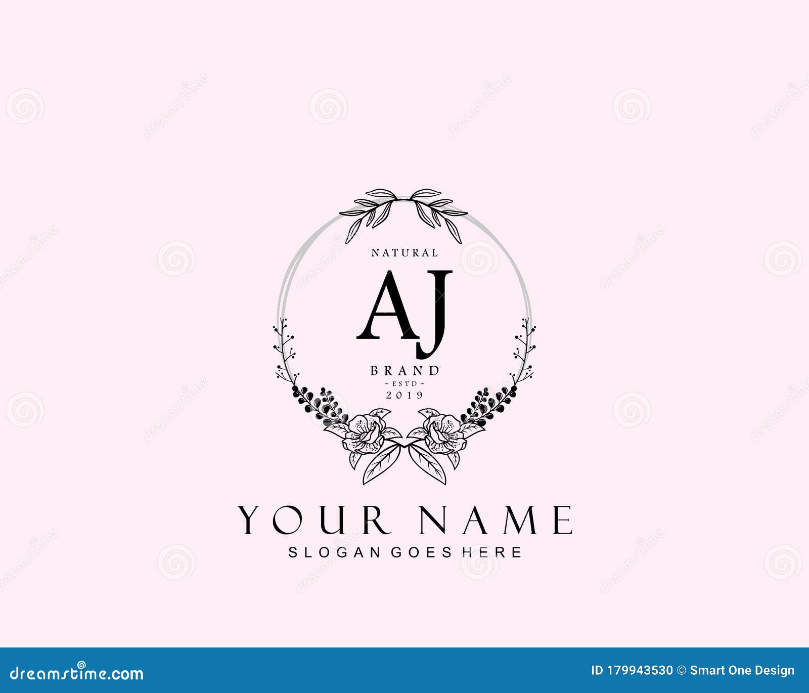 Initial AJ Signature Logo Template Vector Stock Vector - Illustration ...