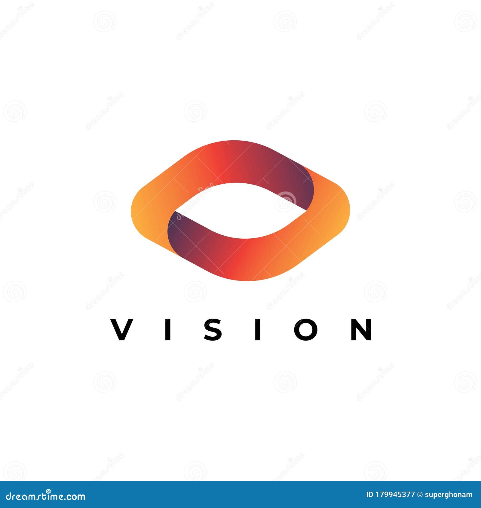 Vision Logo Design Vector Template Stock Vector - Illustration of look ...