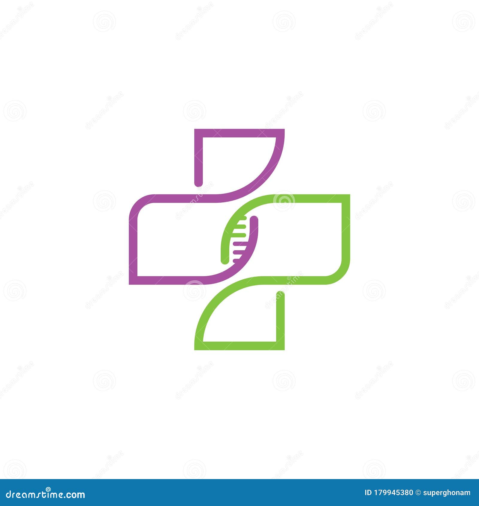 DNA And Genomic Logo Symbol Vector Illustration | CartoonDealer.com ...