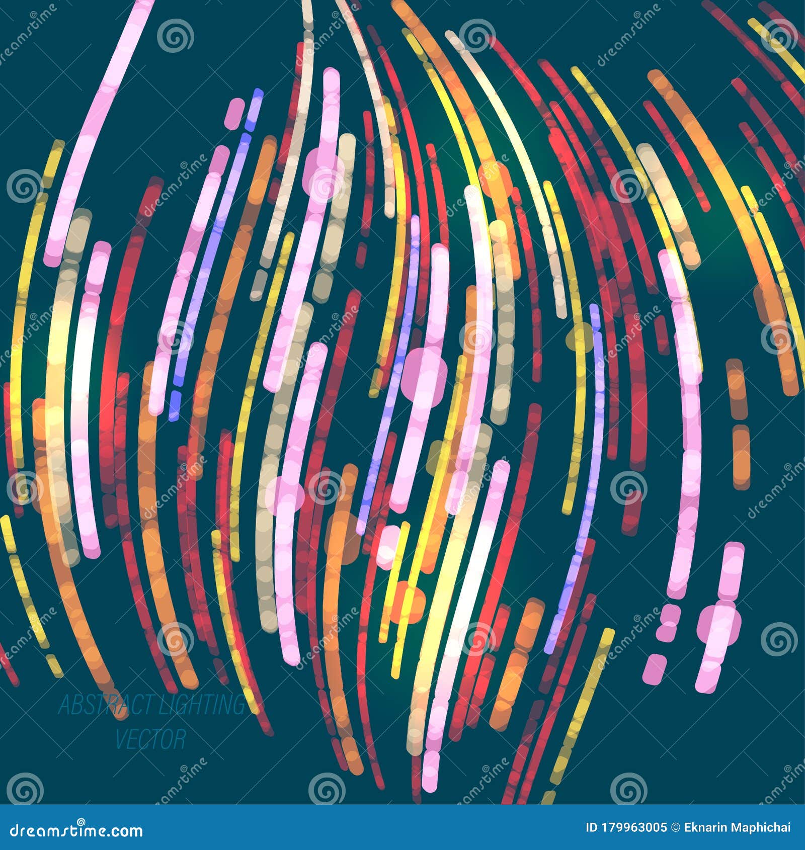 Abstract Colorful Lighting Vector Modern Concept Stock Vector ...