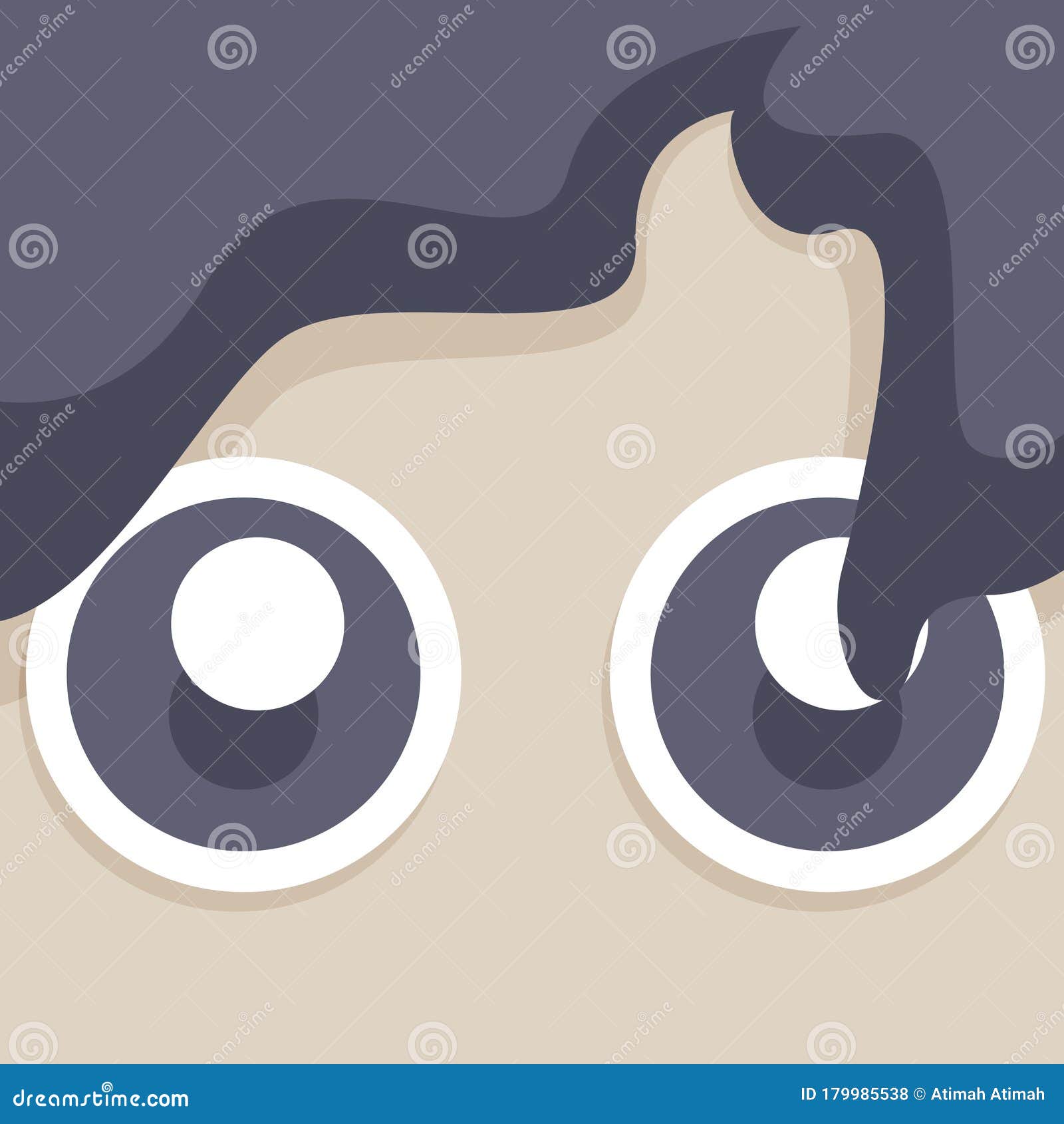 User Avatar with Cute and Flat Style Stock Vector - Illustration of ...