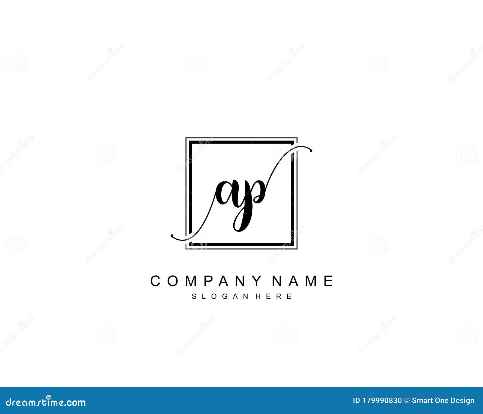 Initial AP Signature Logo Template Vector Stock Vector - Illustration ...