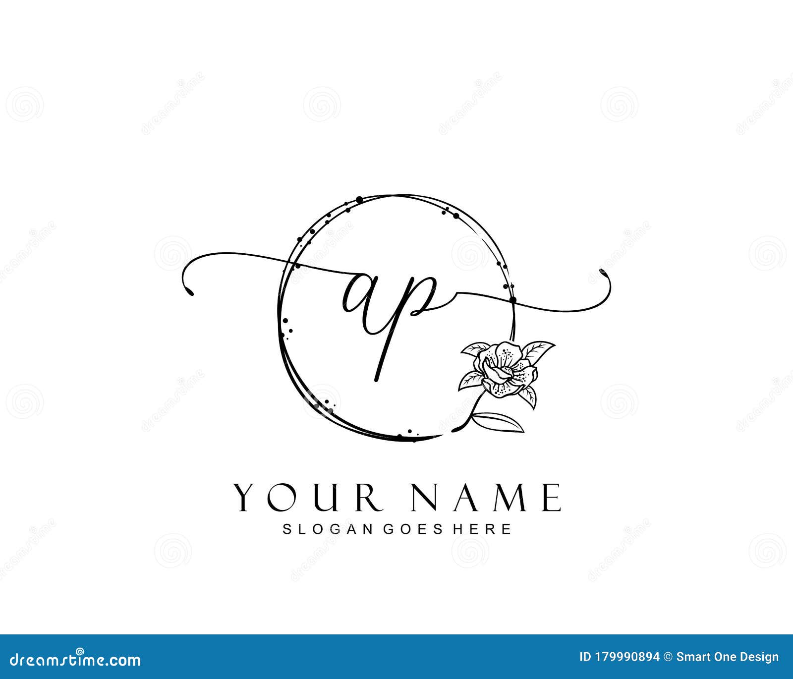 Initial AP Signature Logo Template Vector Stock Vector - Illustration ...