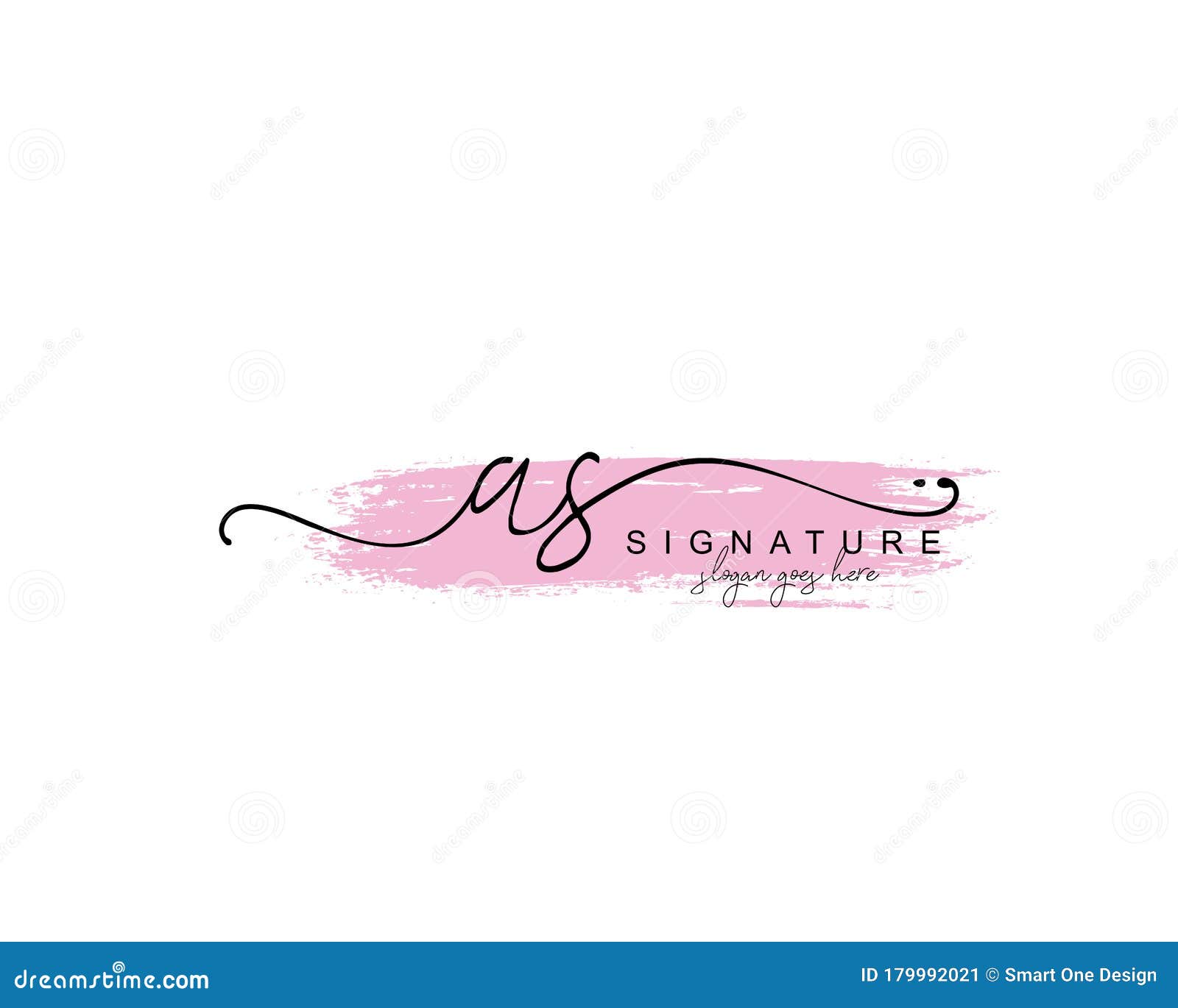 Initial AS Signature Logo Template Vector Stock Vector - Illustration ...