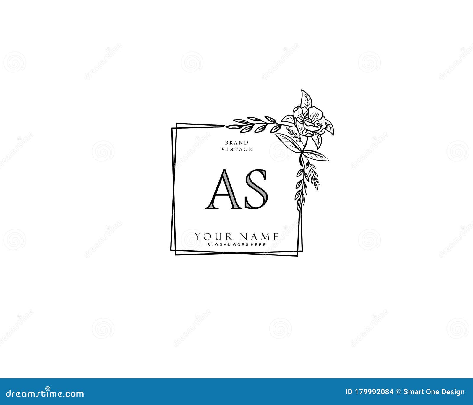 Initial AS Signature Logo Template Vector Stock Vector - Illustration ...