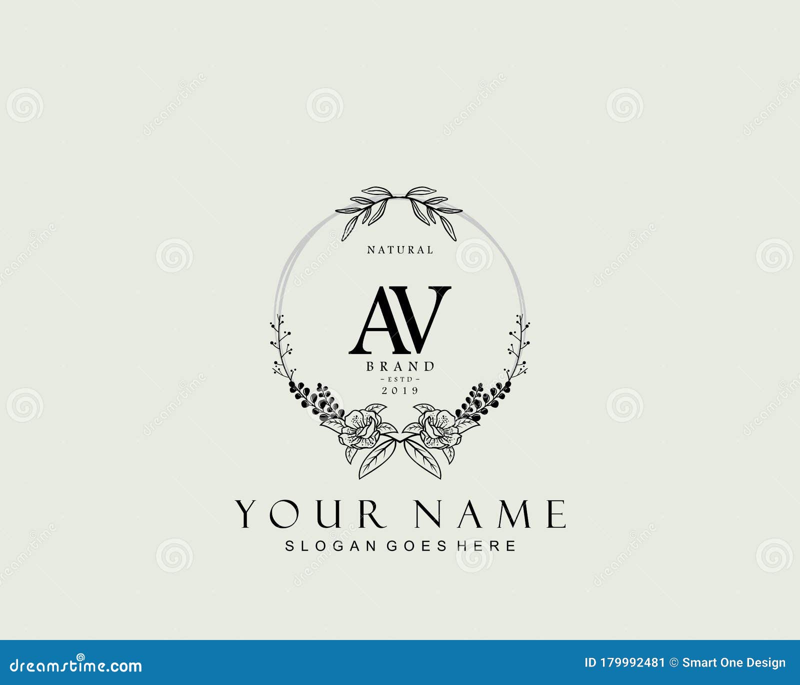 Initial AV Signature Logo Template Vector Stock Vector - Illustration ...