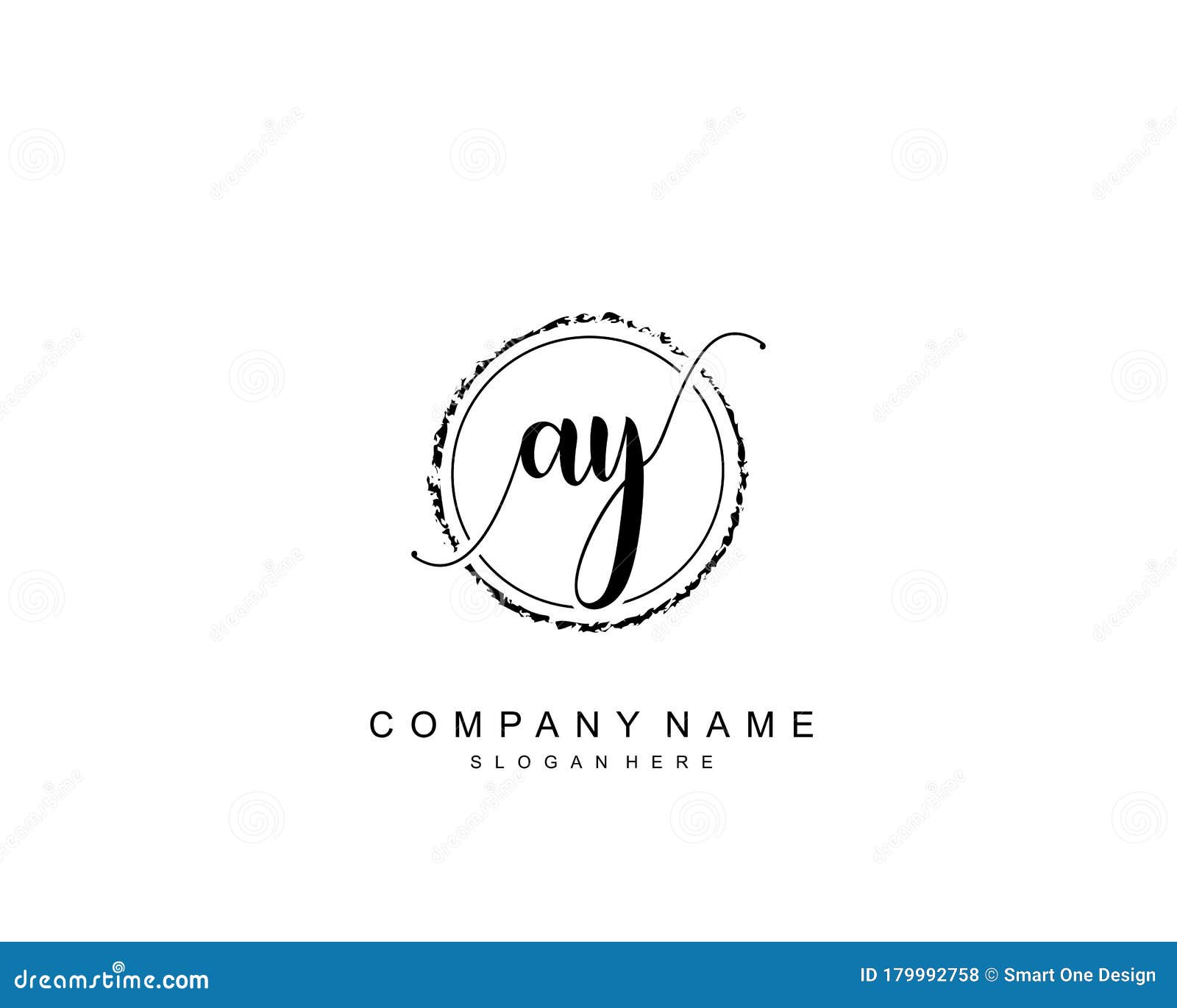 Initial AY Signature Logo Template Vector Stock Vector - Illustration ...