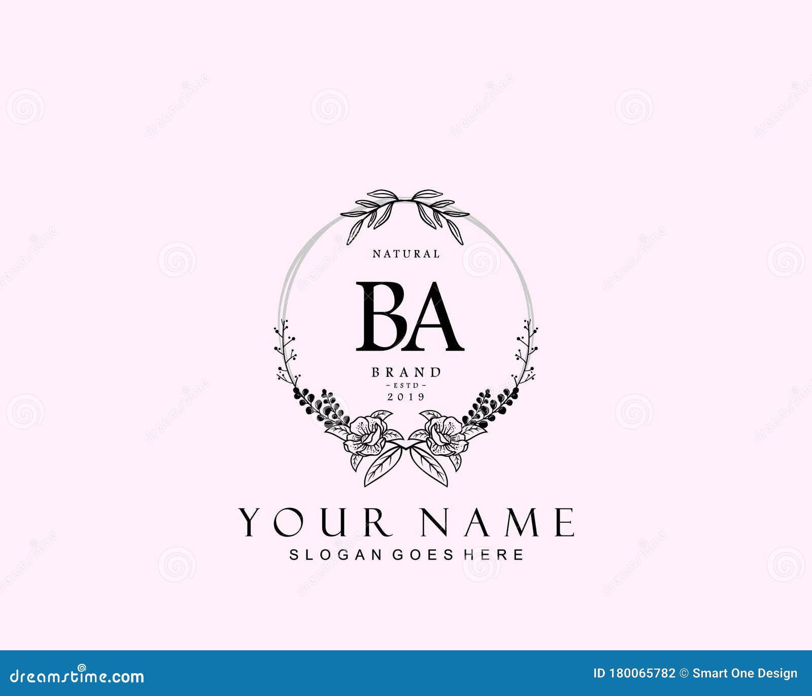 Initial BA Signature Logo Template Vector Stock Vector - Illustration ...
