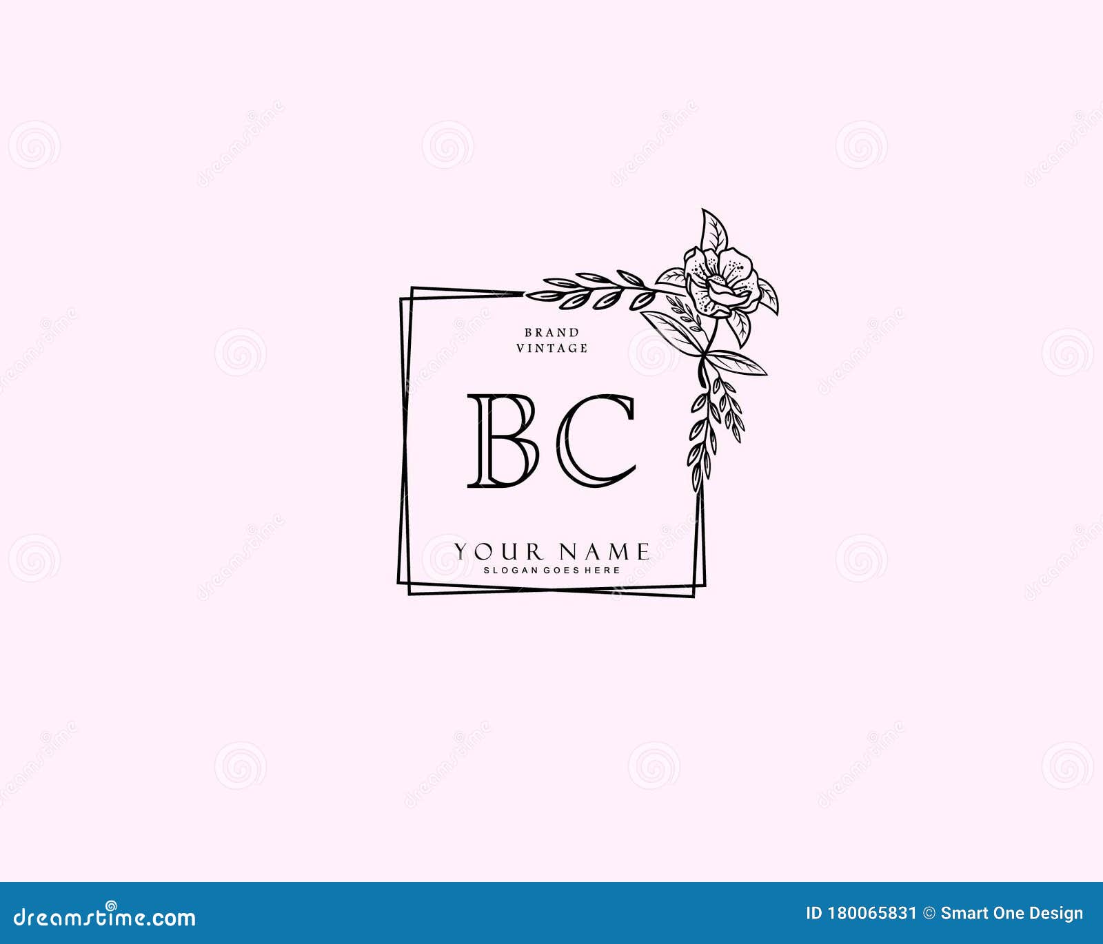 Initial BC Signature Logo Template Vector Stock Vector - Illustration ...