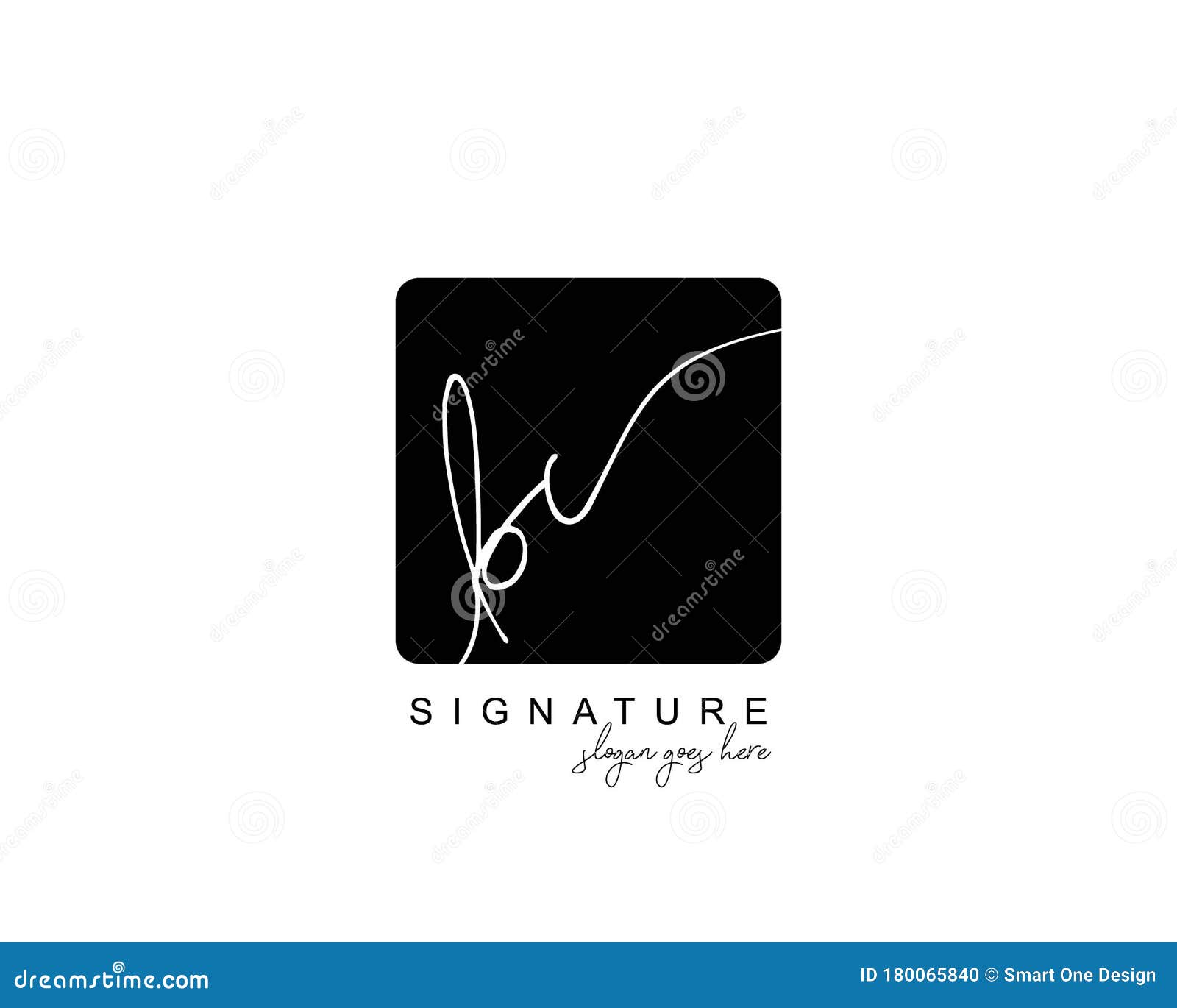 Initial BC Signature Logo Template Vector Stock Vector - Illustration ...