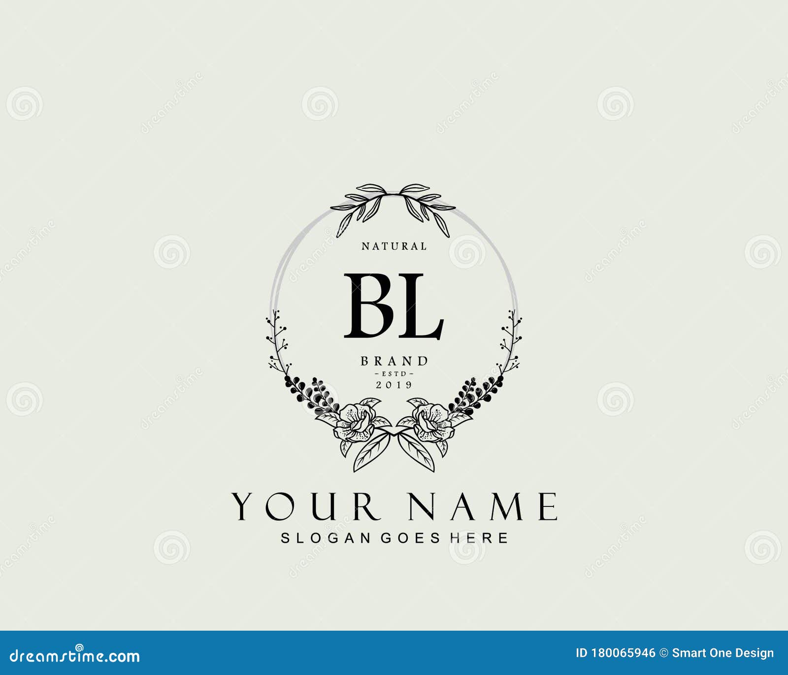 Initial BL Signature Logo Template Vector Stock Vector - Illustration ...