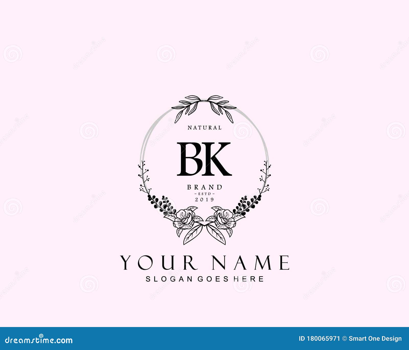 Initial BK Signature Logo Template Vector Stock Vector - Illustration ...