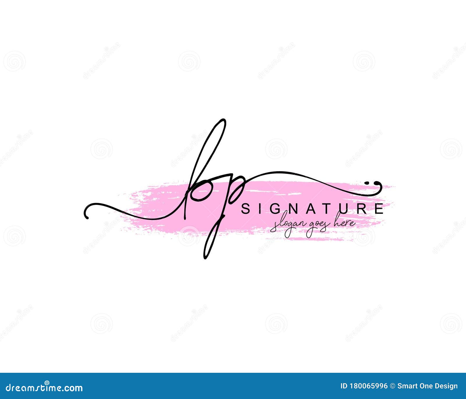 Initial BP Signature Logo Template Vector Stock Vector - Illustration ...