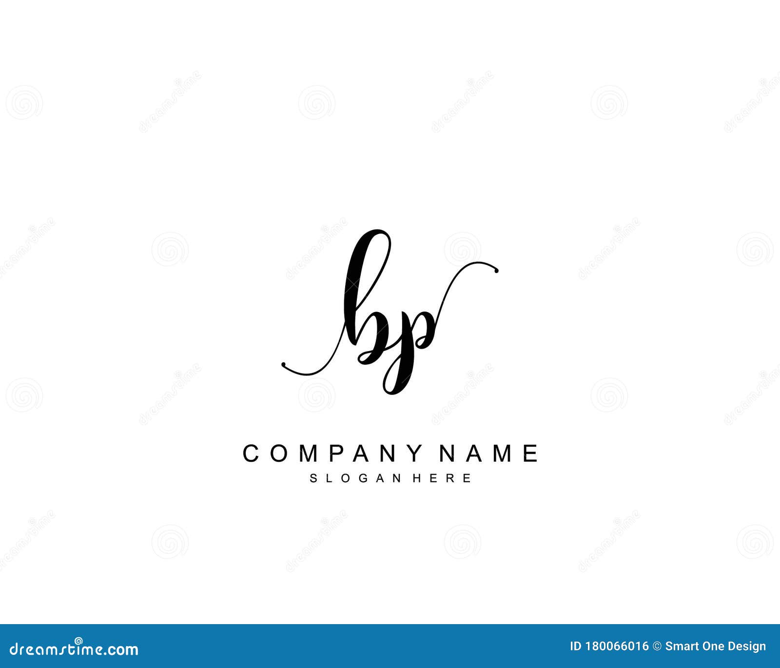 Initial BP Signature Logo Template Vector Stock Vector - Illustration ...