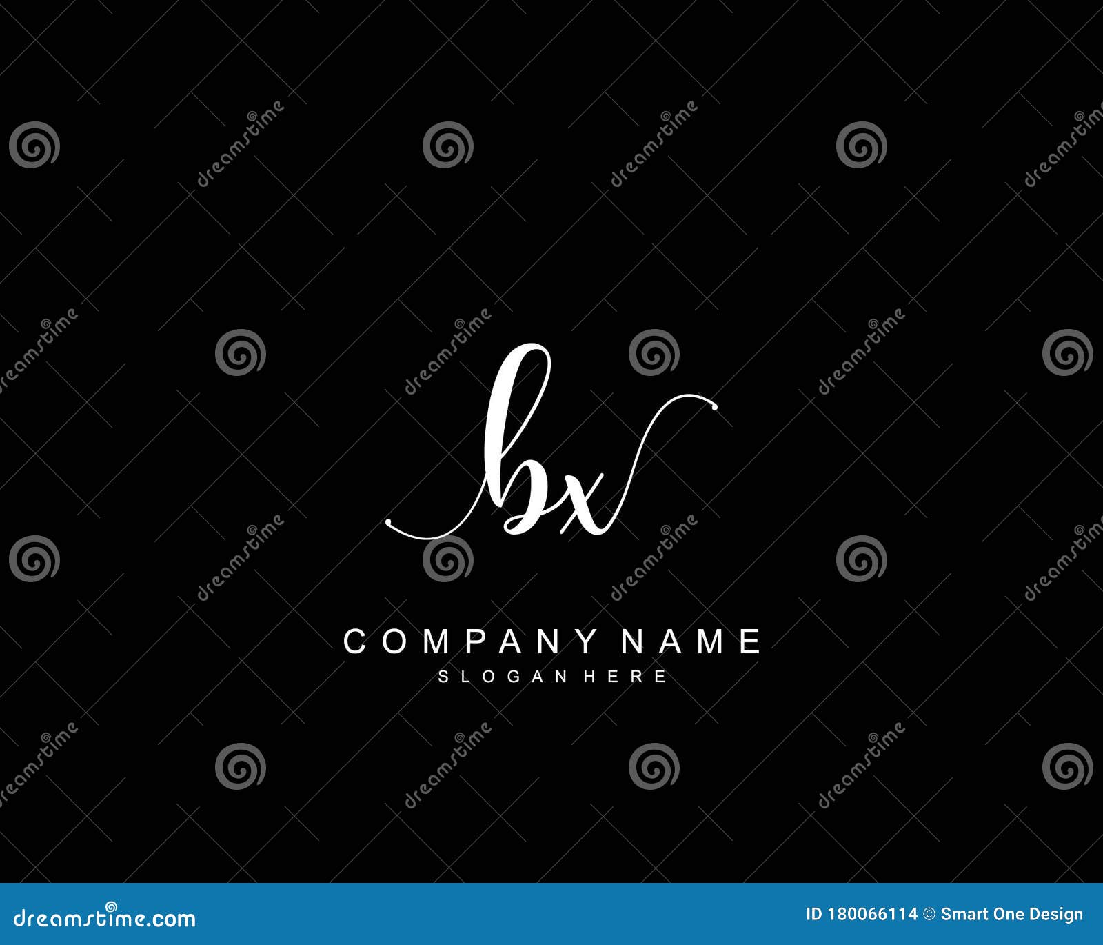 Initial BX Signature Logo Template Vector Stock Vector - Illustration ...