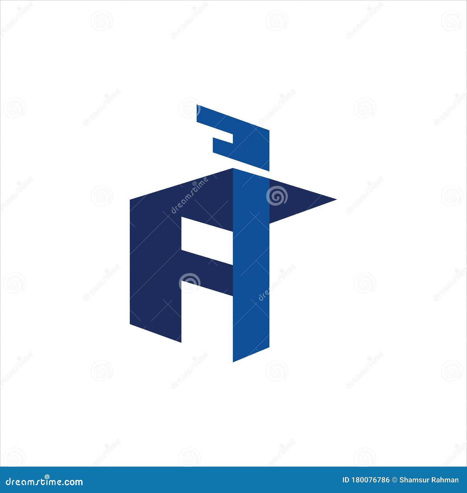 Initial Letter Ai Logo or Ia Logo Vector Design Template Stock Vector ...