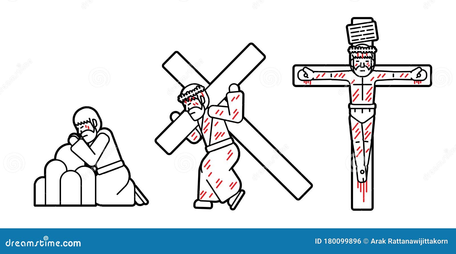 Vector Cartoon Crucifix Stock Illustrations – 1,022 Vector Cartoon ...