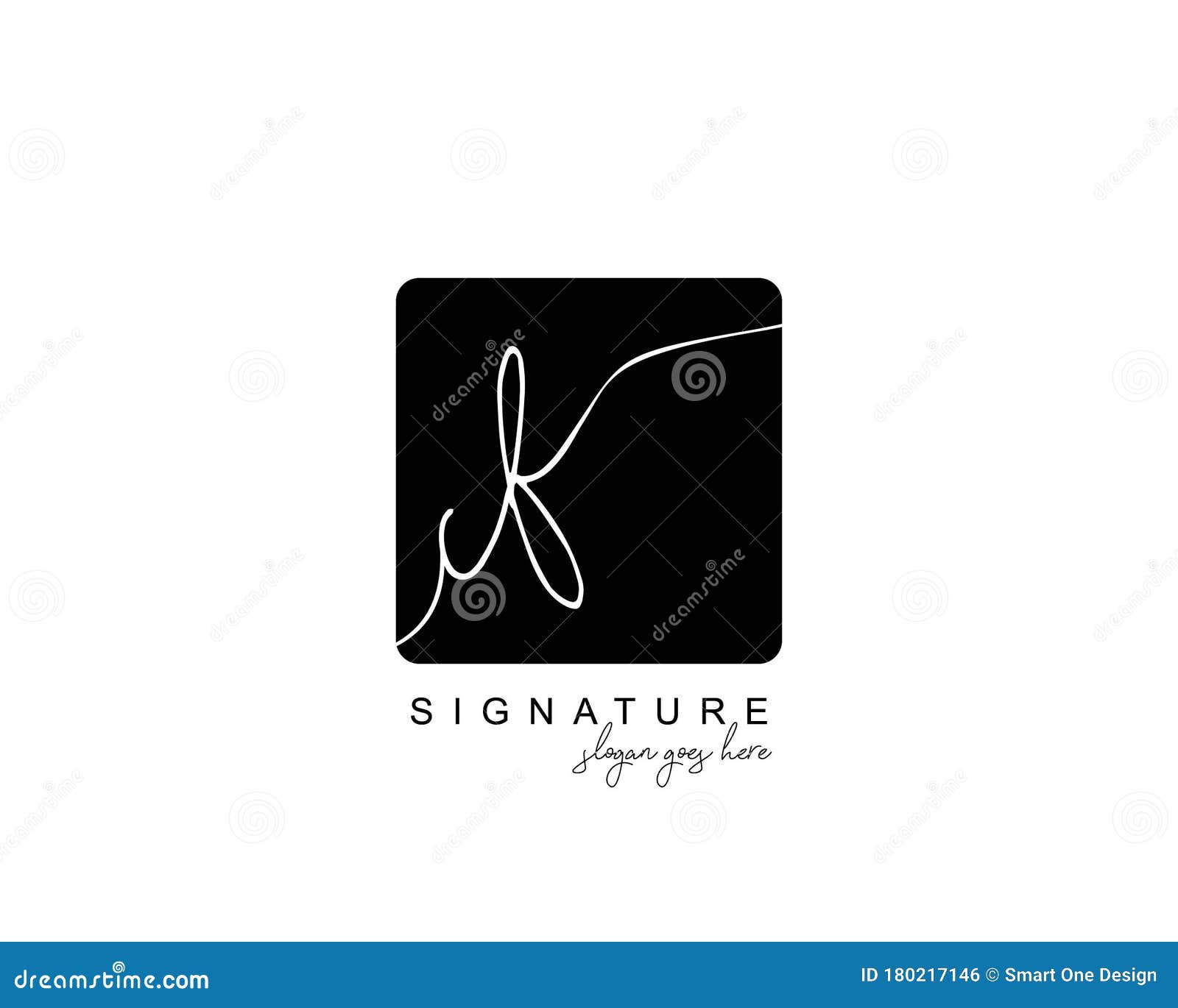Initial CF Signature Logo Template Vector Stock Vector - Illustration ...